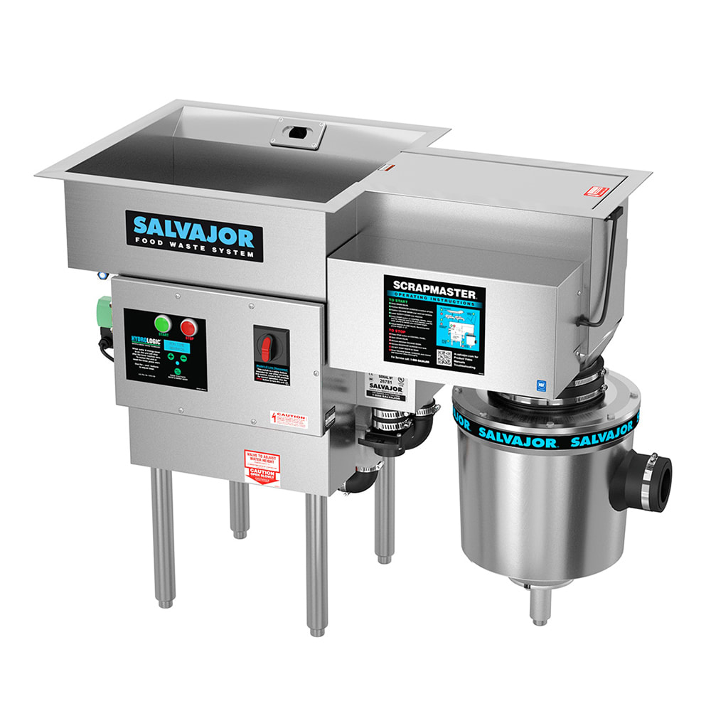 Salvajor 300-SM 4603 ScrapMaster, Scrapping, Pre-Flushing & Disposer, 3 ...