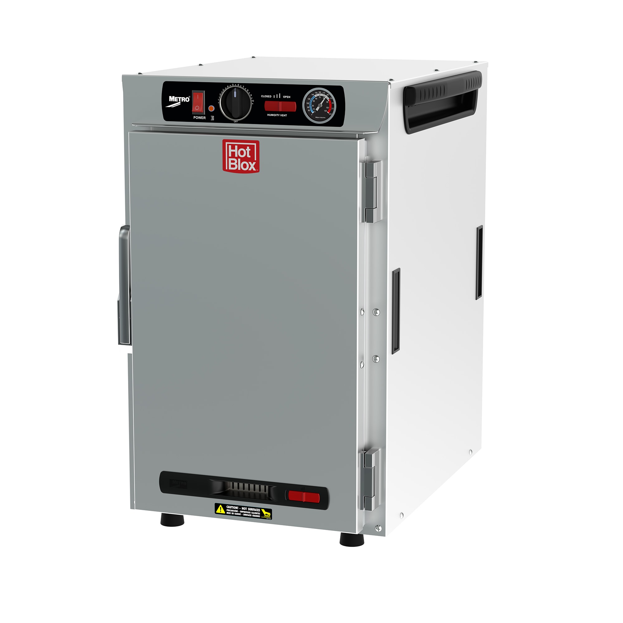 Metro HBCN8-AS-CT Countertop Insulated Mobile Heated Cabinet w/ (8) Pan ...