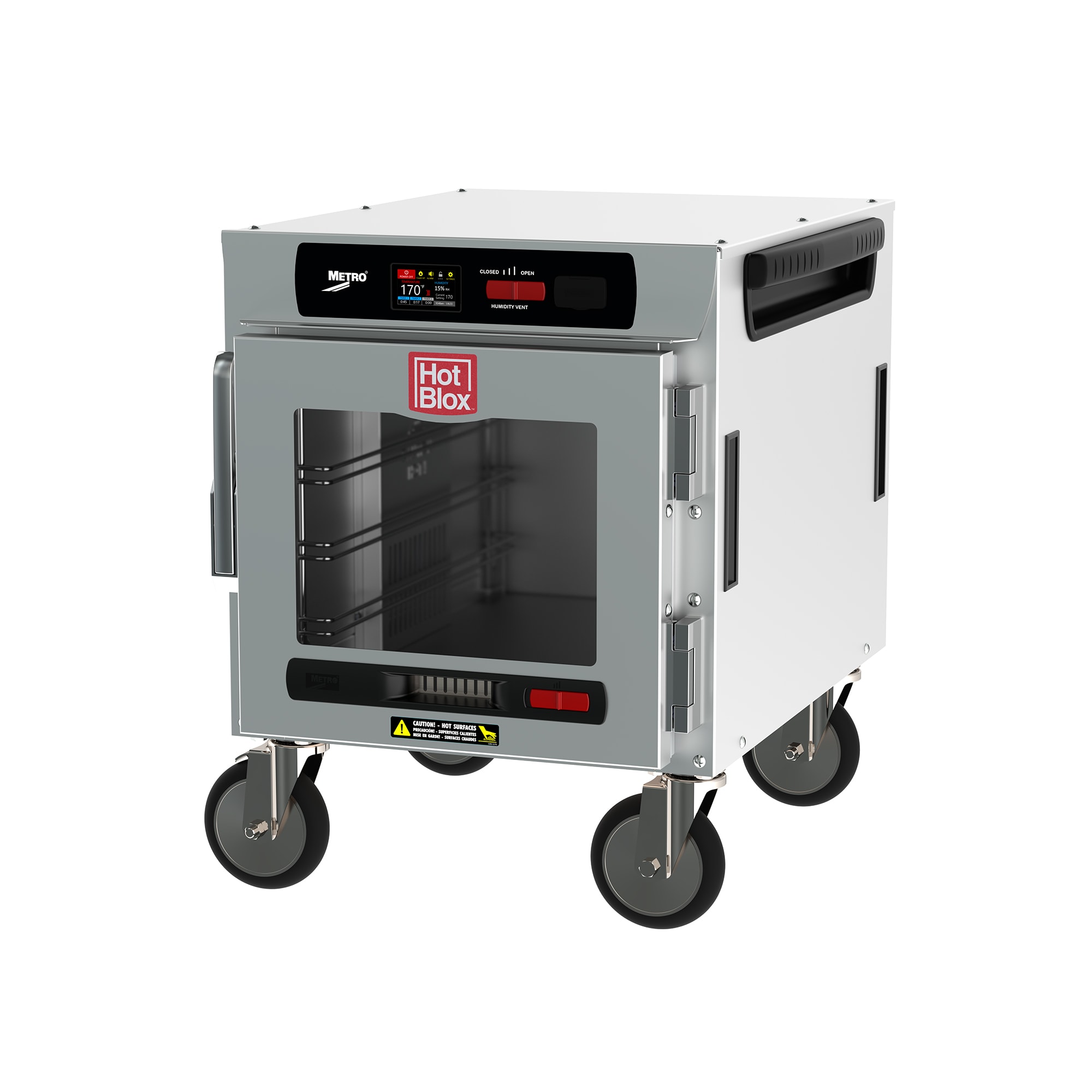 Metro HBCN4-DC-UC Undercounter Insulated Mobile Heated Cabinet w/ (4 ...