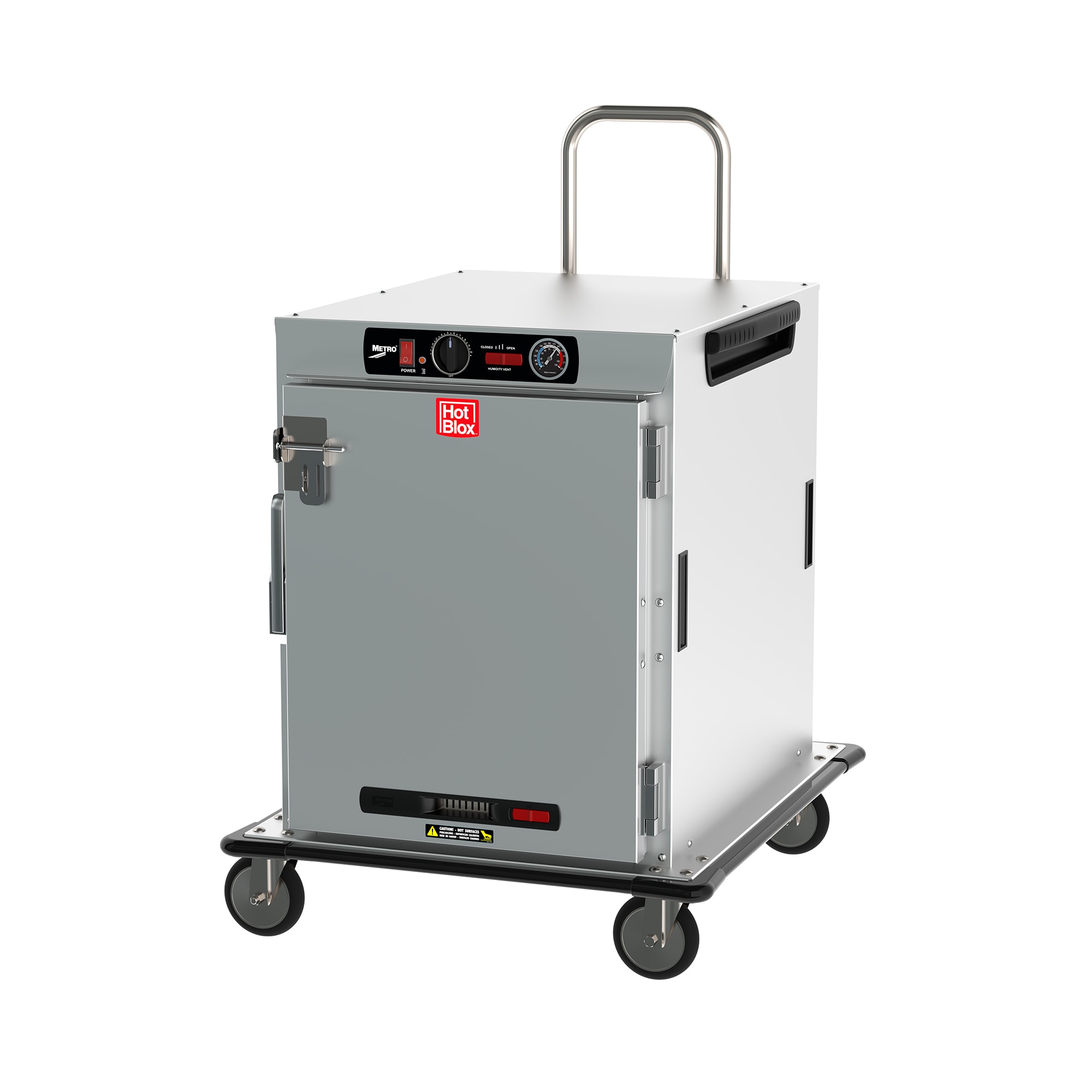 Metro HBCW8-AS-T 1/2 Height Insulated Mobile Heated Cabinet w/ (8) Pan ...