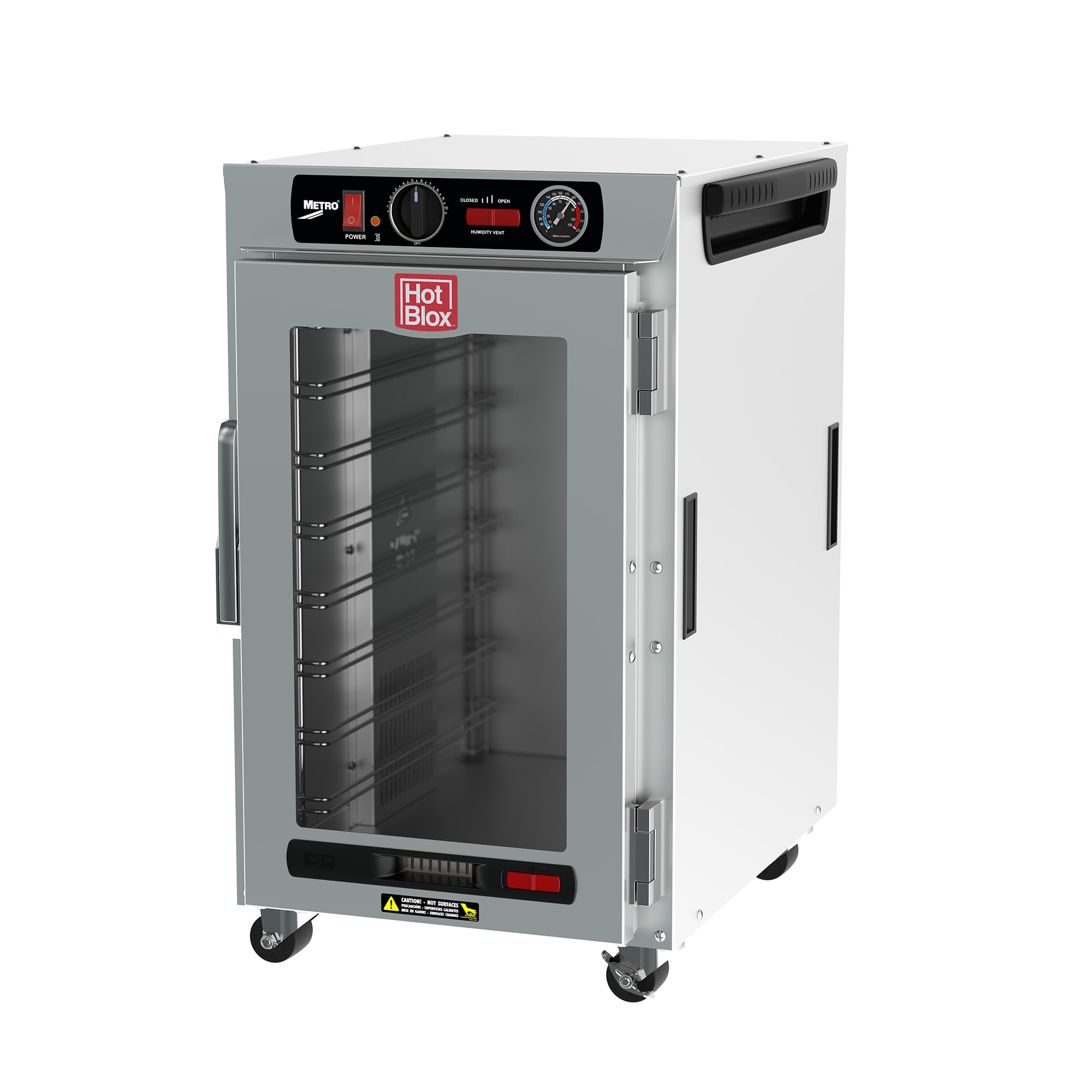 Metro HBCN8-AC-UC Undercounter Insulated Mobile Heated Cabinet w/ (8 ...