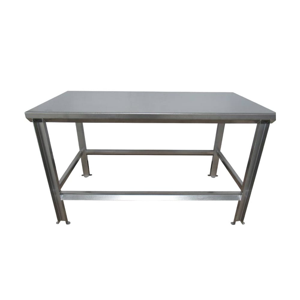 SSL Industries 60" 11 ga Work Table w/ 304 Series Stainless Flat Top ...