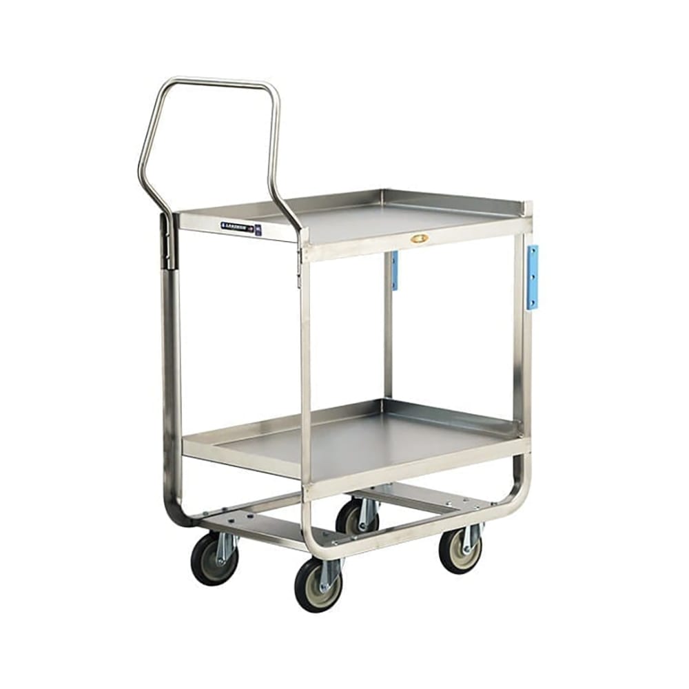 Lakeside 4938 2 Level Stainless Utility Cart w/ 1000 lb Capacity ...