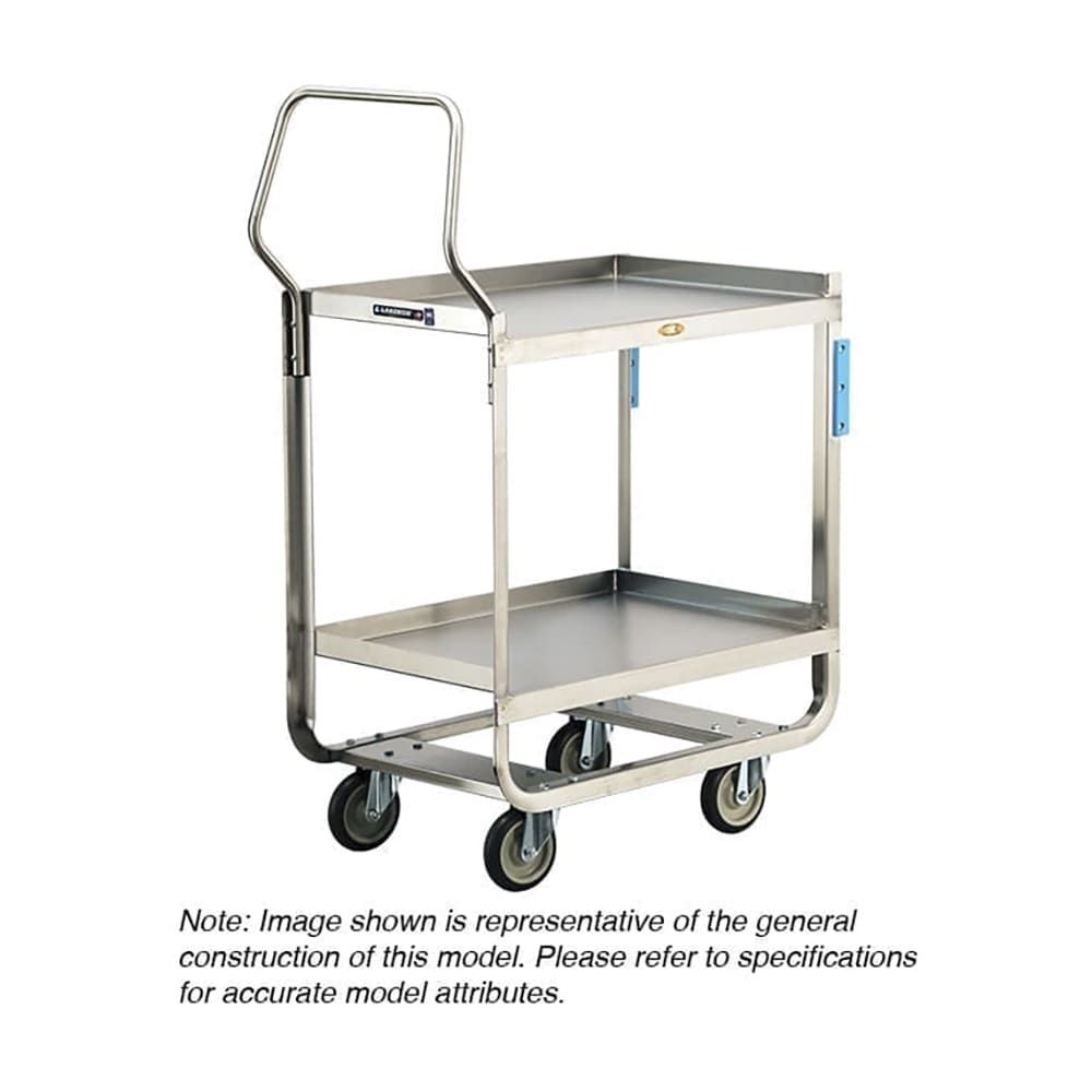 Lakeside 4939 3 Level Stainless Utility Cart w/ 1000 lb Capacity ...