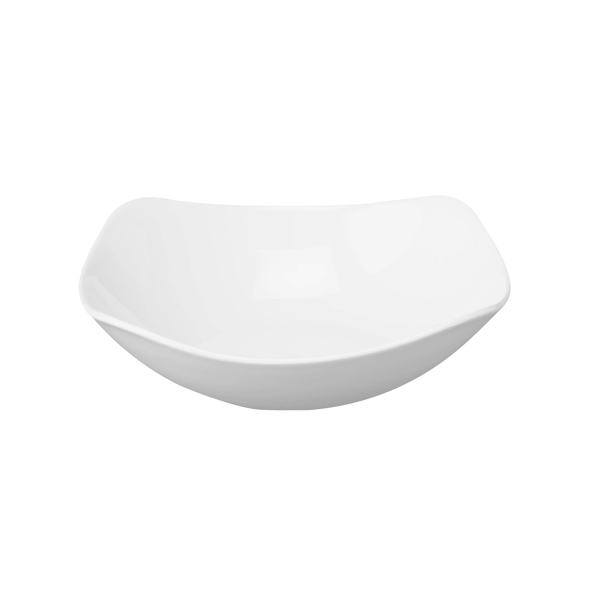 Churchill 20 oz Square X Squared Bowl - Ceramic, White (WHSQ71)