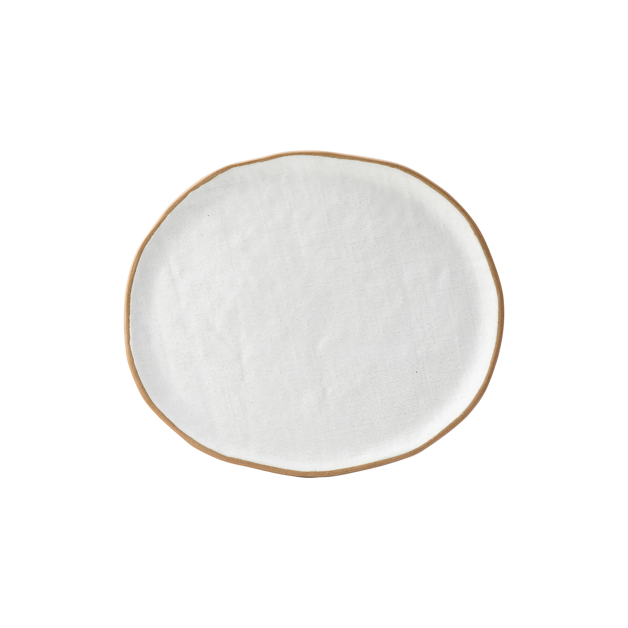 Steelite UCT7141 11 1/2" X 10" Utopia Hessian Oval Plate - Porcelain, White