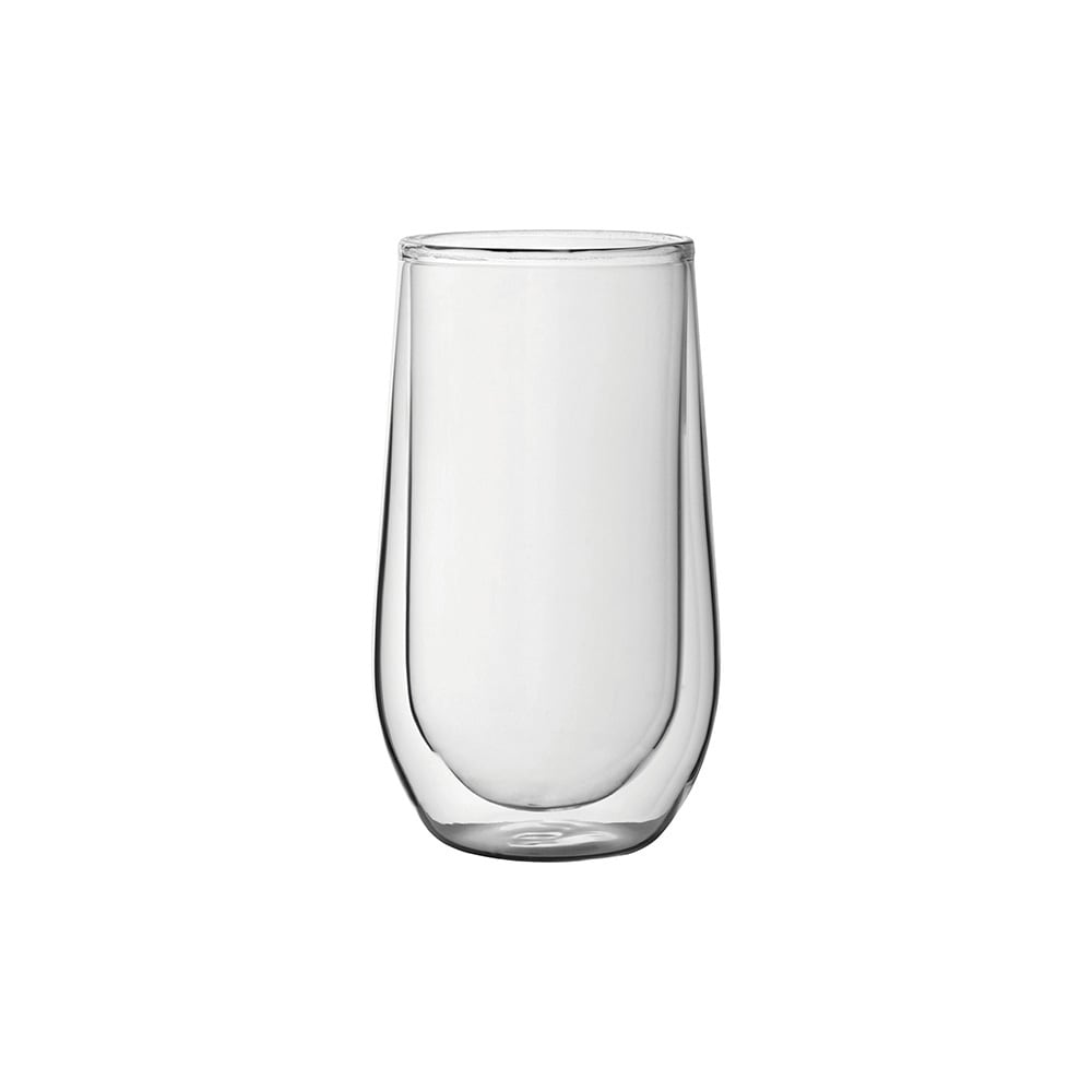 Steelite UR90019 15 1/4 oz Utopia Double Walled Highball Latte Glass