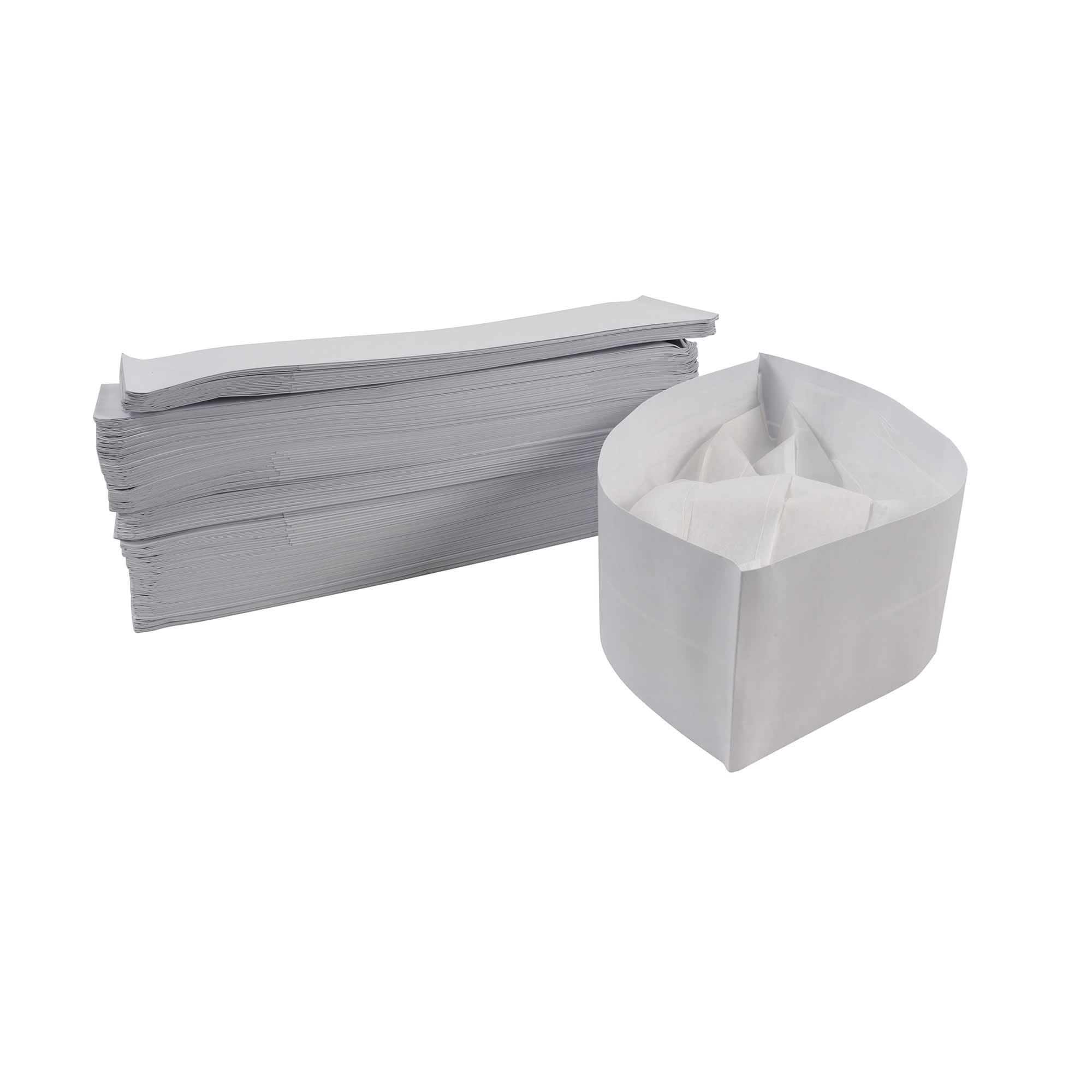Rofson Disposable Overseas Cap - Paper, White (100-W)
