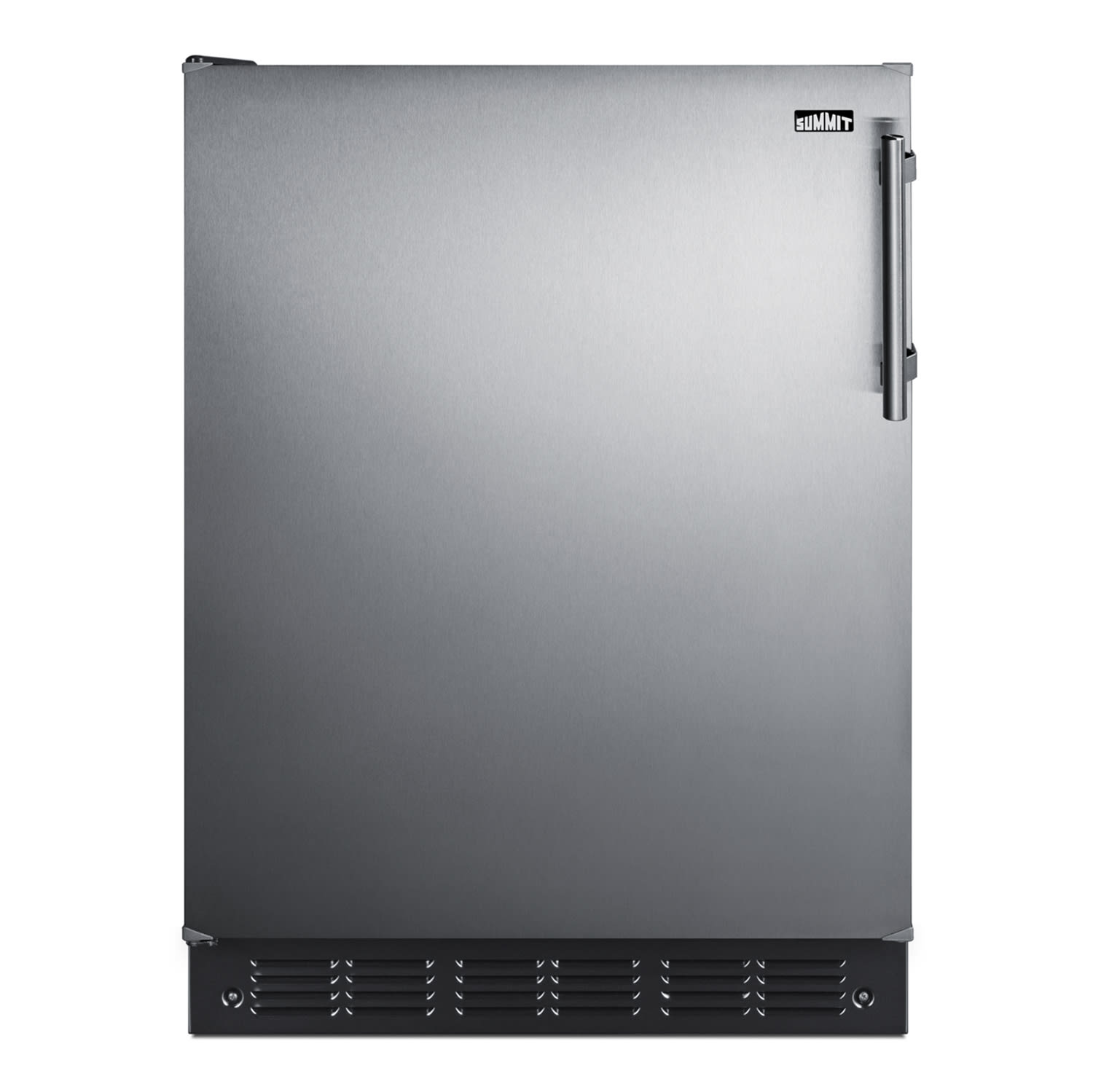Summit CT66BK2SSLHD 5 cu ft Undercounter Home Refrigerator & Freezer w ...