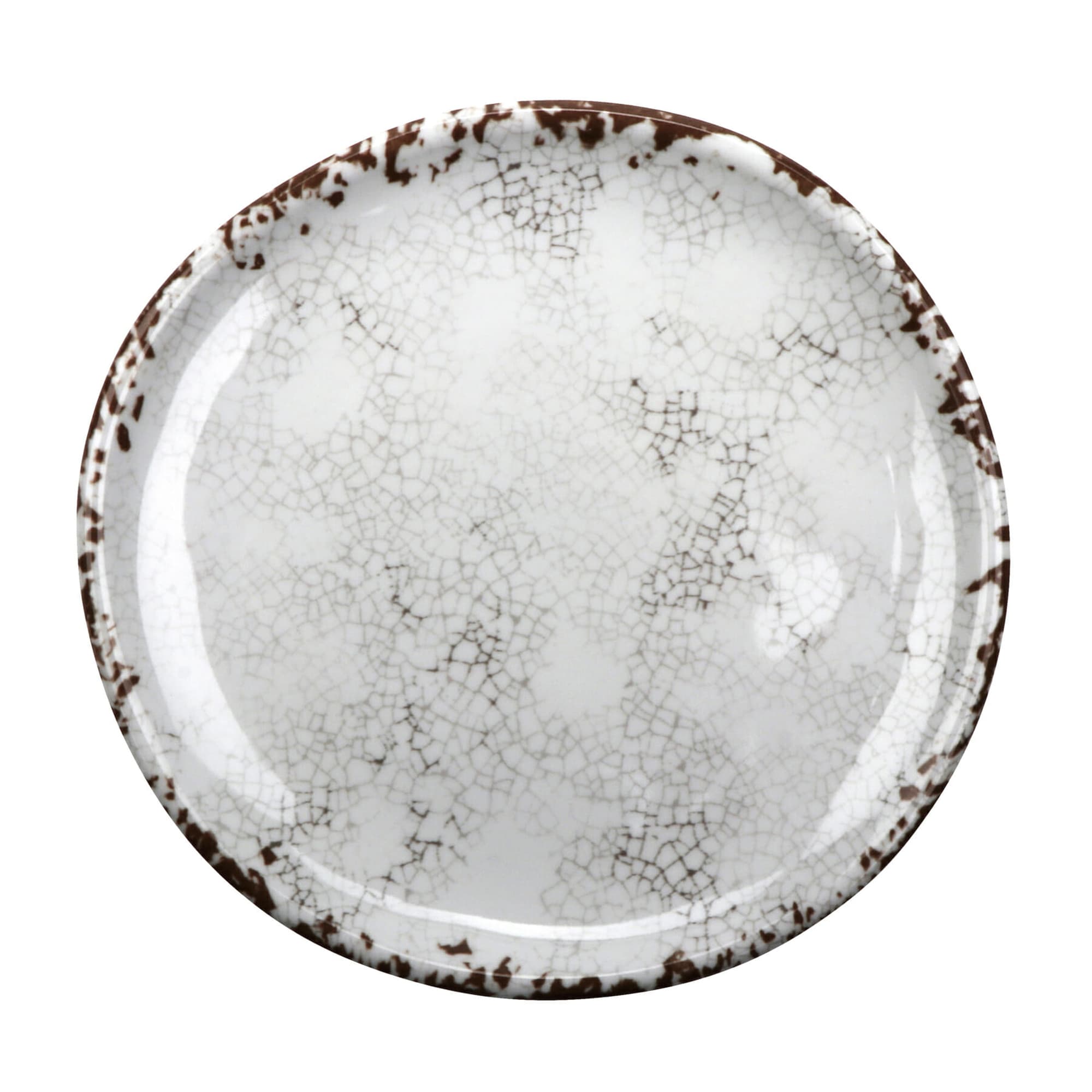 GET 5 1/2" Round Melamine Bread/Side Dish Plate, French Mill (CS-5-FM)