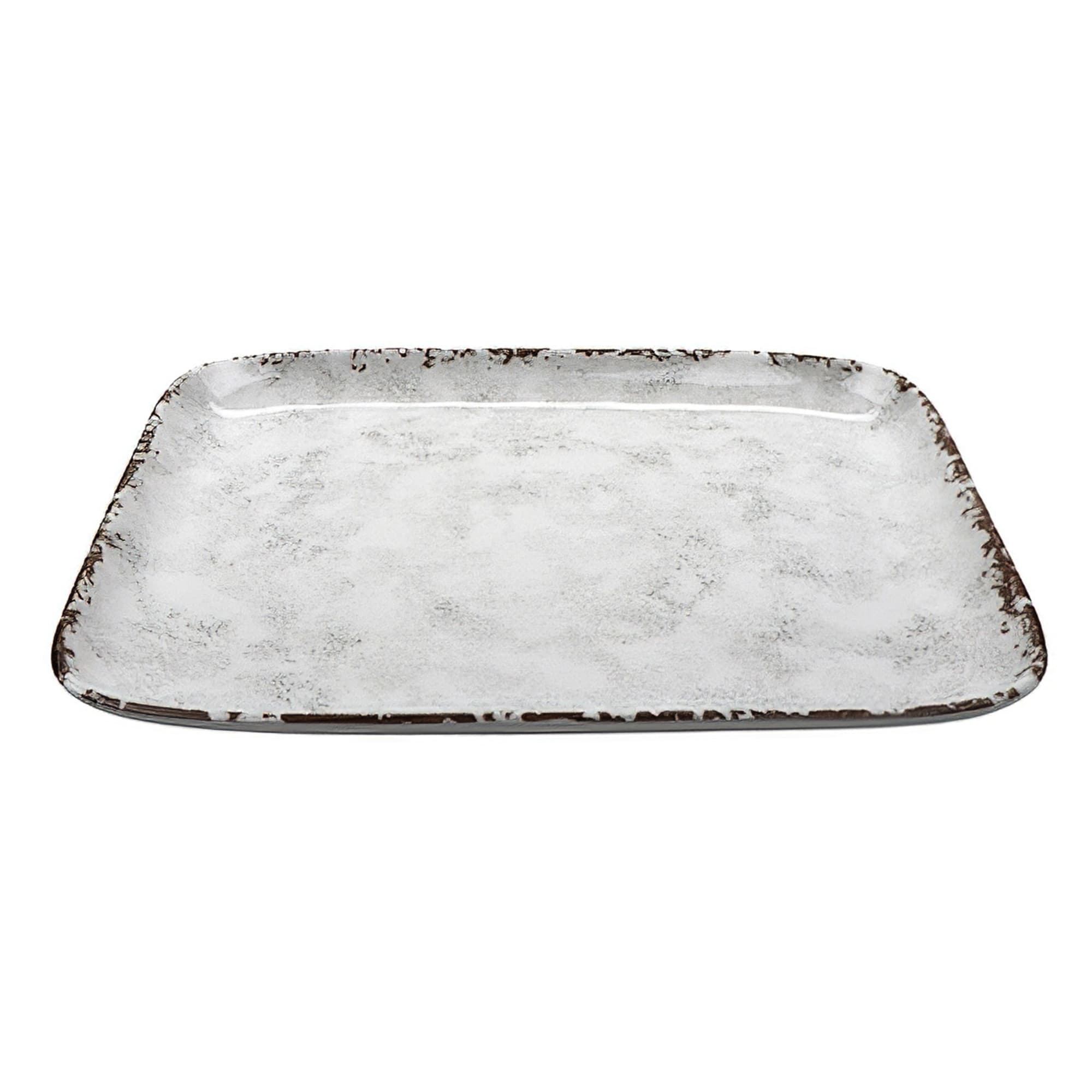 GET 14" x 11 1/2" Rectangular French Mill™ Platter - Melamine, French ...