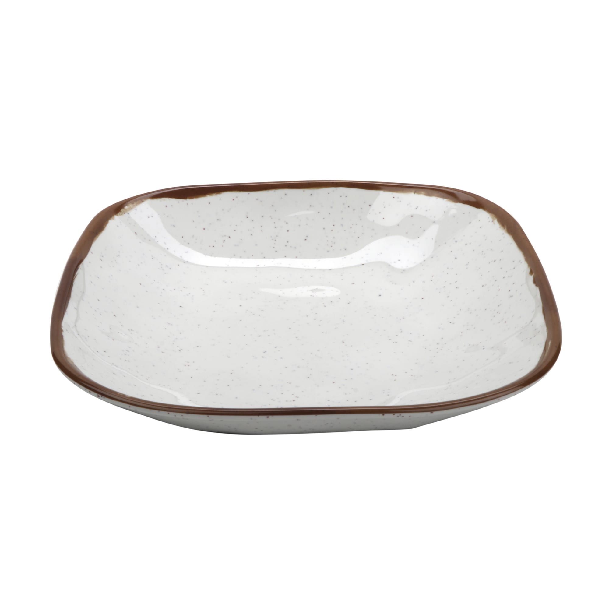 GET 1 1/2 qt Square Melamine Entrée/Salad/Pasta Bowl, Rustic Mill (SB ...