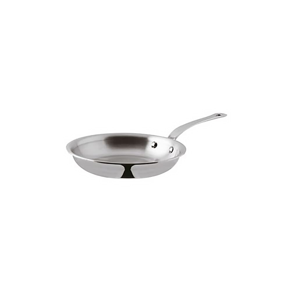 Paderno 7 7/8" Aluminum/Stainless Steel Frying Pan w/ Stainless Steel ...