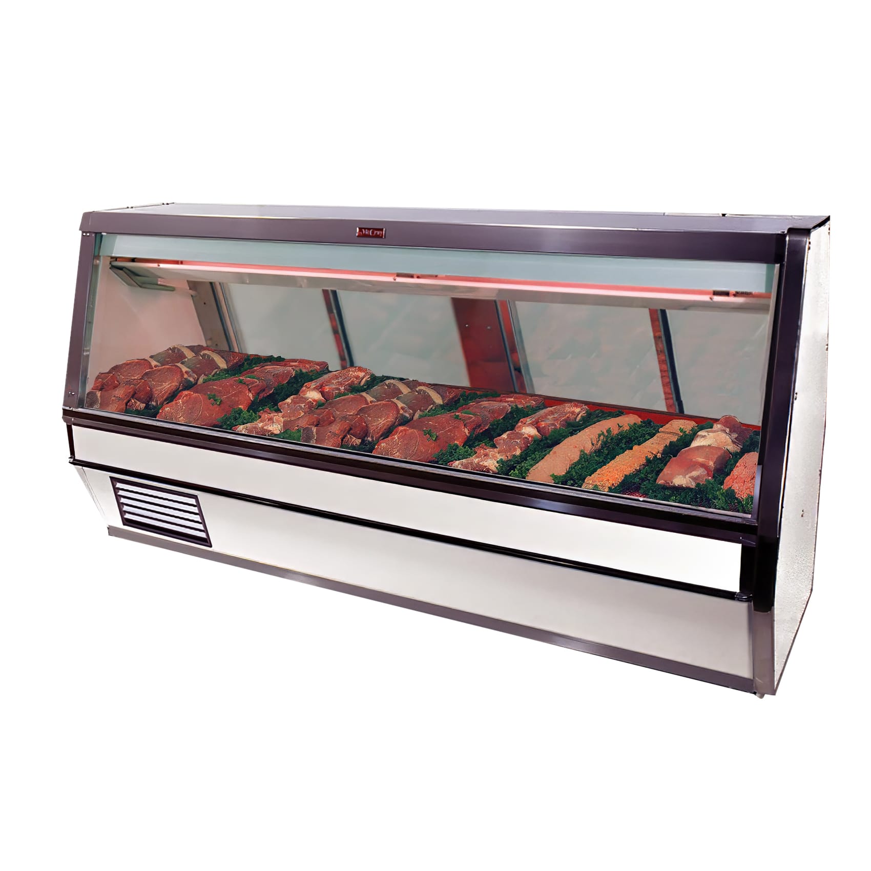 Howard-McCray 100 1/2" Full Service Red Meat Case w/ Straight Glass ...