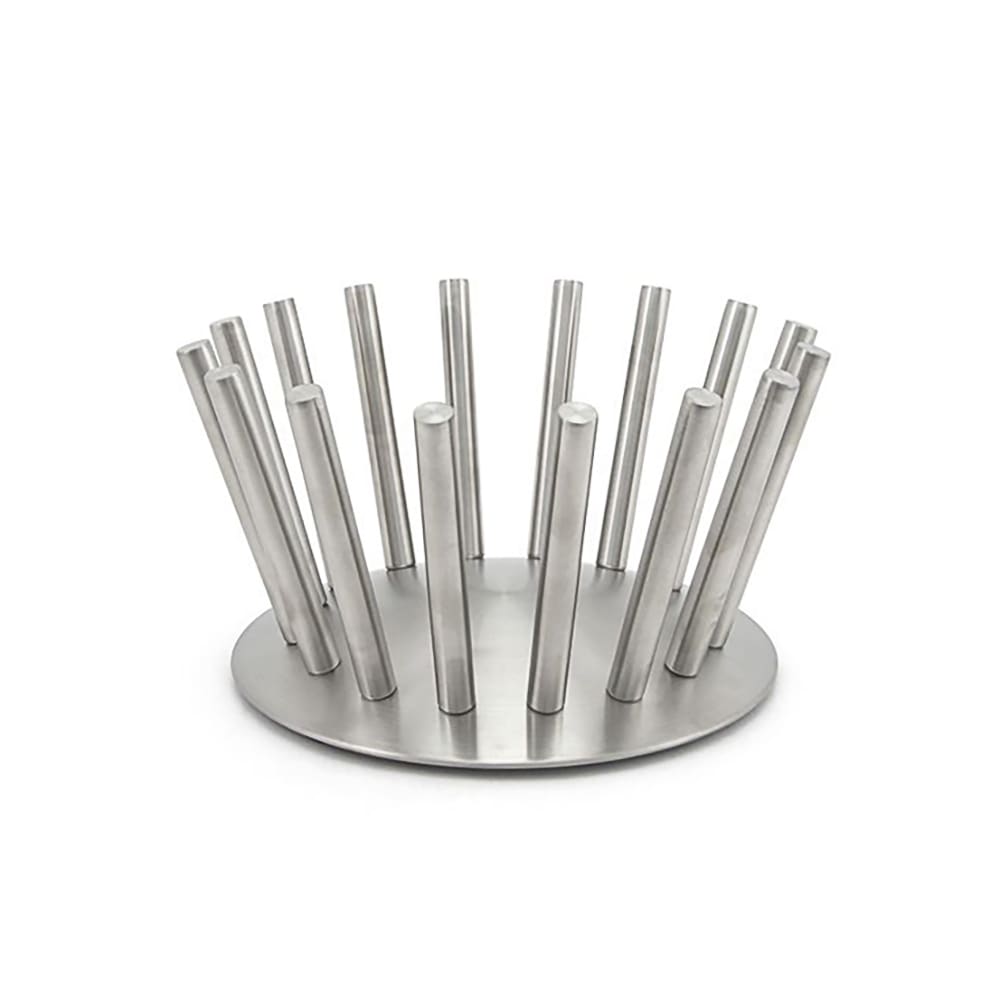 Front of the House 9" Buffetware Mini Sundial Basket/Stand - Stainless ...