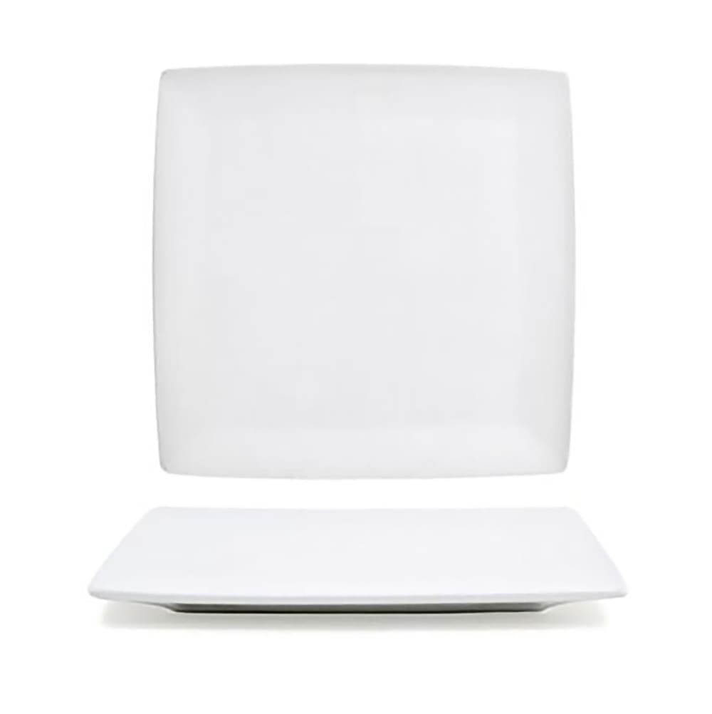 Front of the House 7 1/2" Square Canvas® Plate - Porcelain, White ...