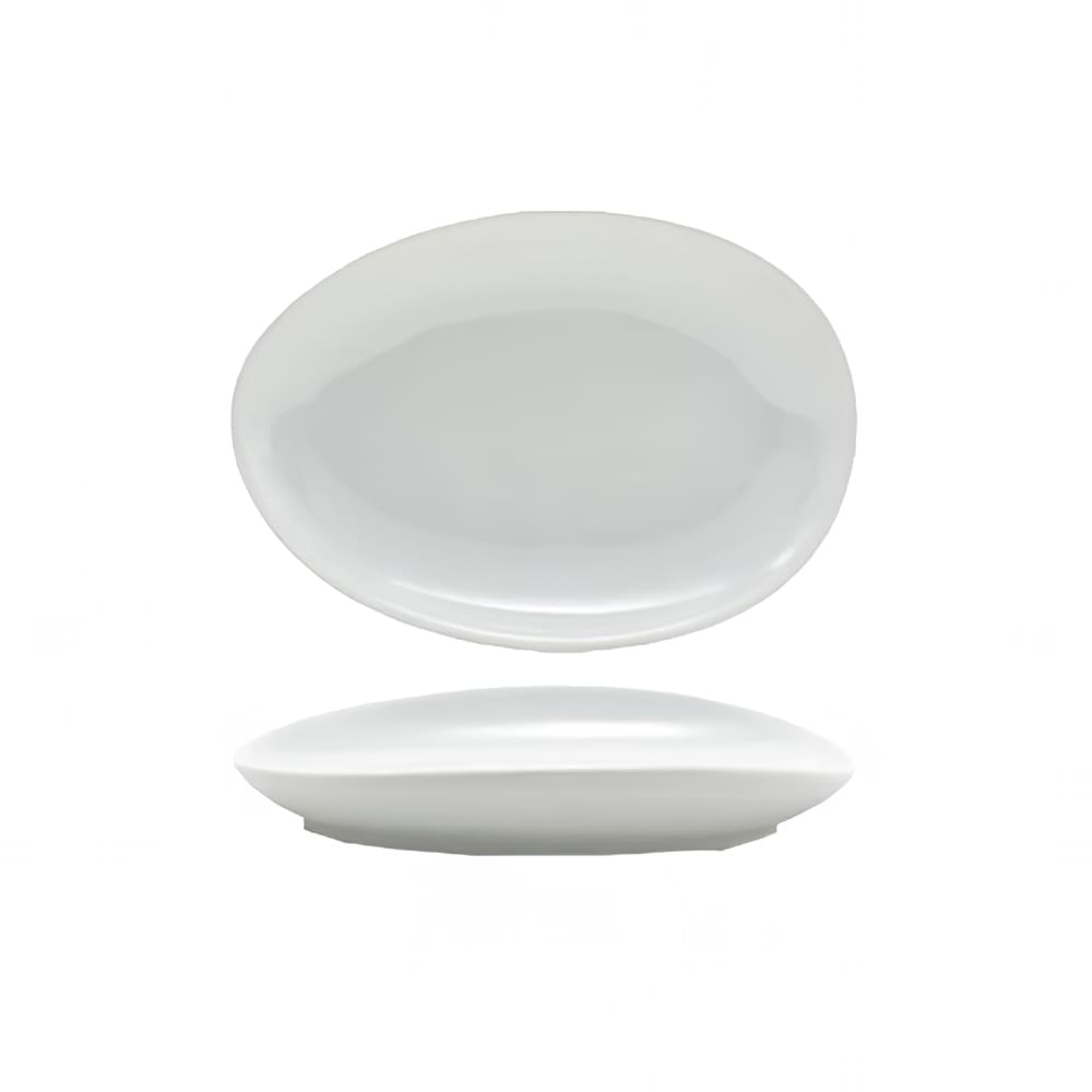 Front of the House DAP077WHP23 Oval Tides™ Plate - 5 1/2" x 4 ...