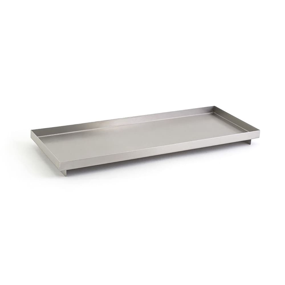 Front of the House Rectangular Tokyo Tray - 12 1/4" x 4 3/4", Stainless ...