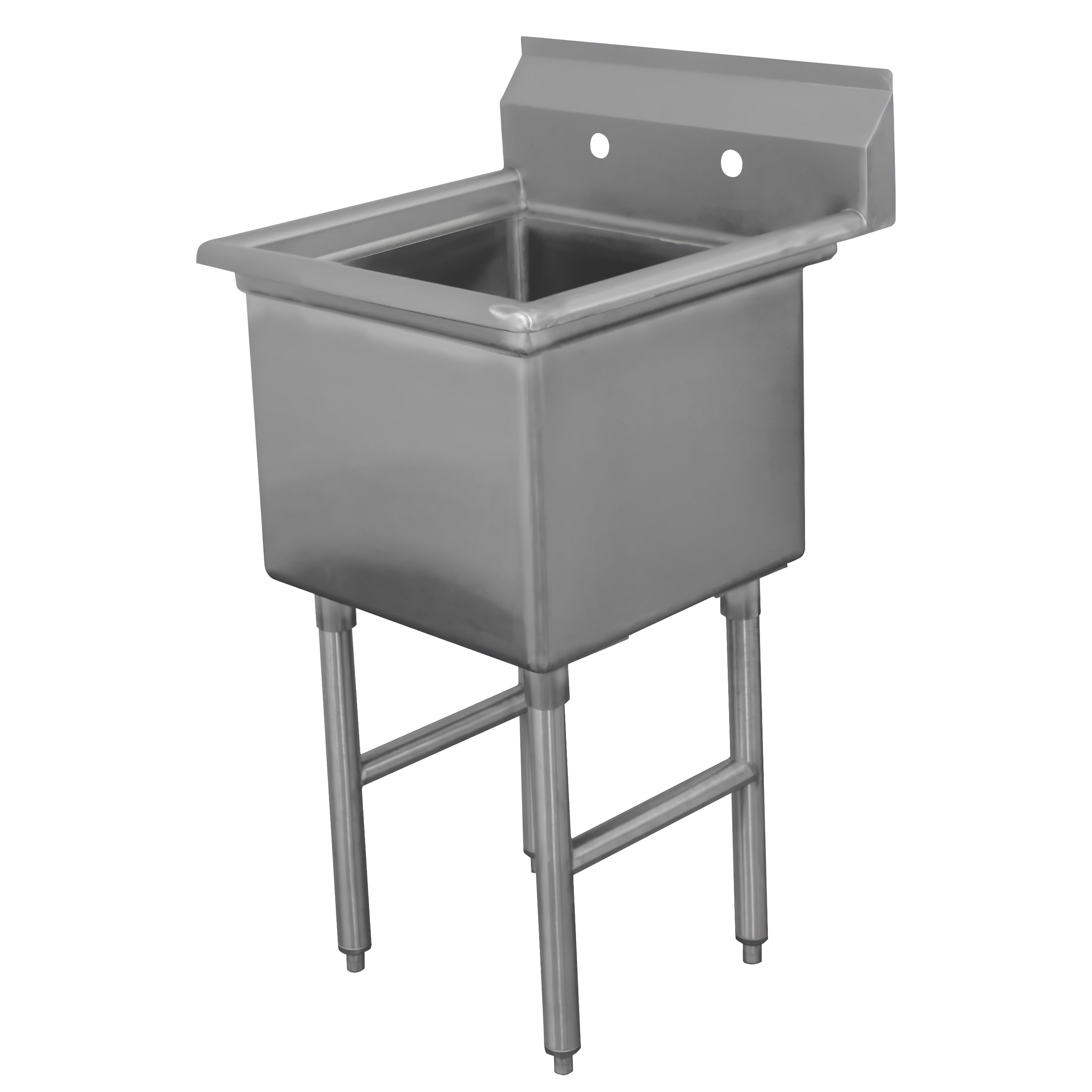 Advance Tabco FC-1-3624-X 41" 1 Compartment Sink w/ 36"L x 24"W Bowl ...