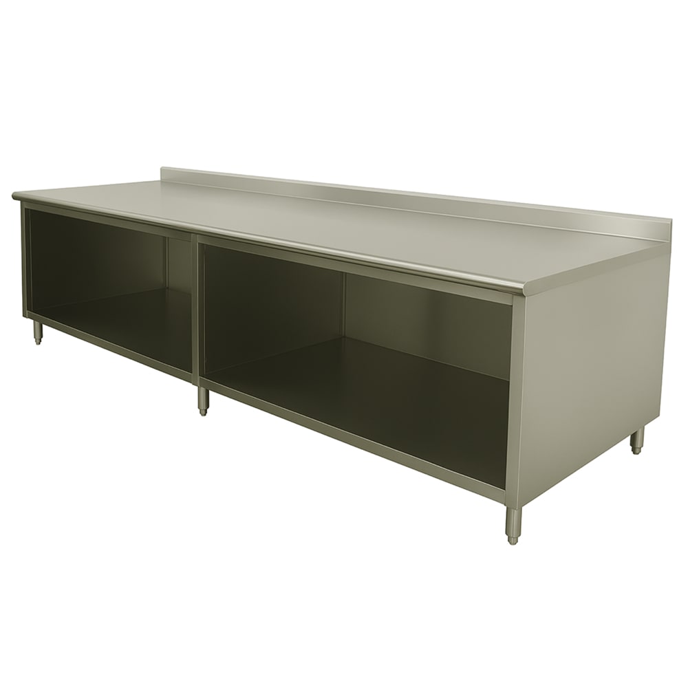 Advance Tabco EEK-SS-3010-X 120" Dish Cabinet w/ Open Base & 5 ...