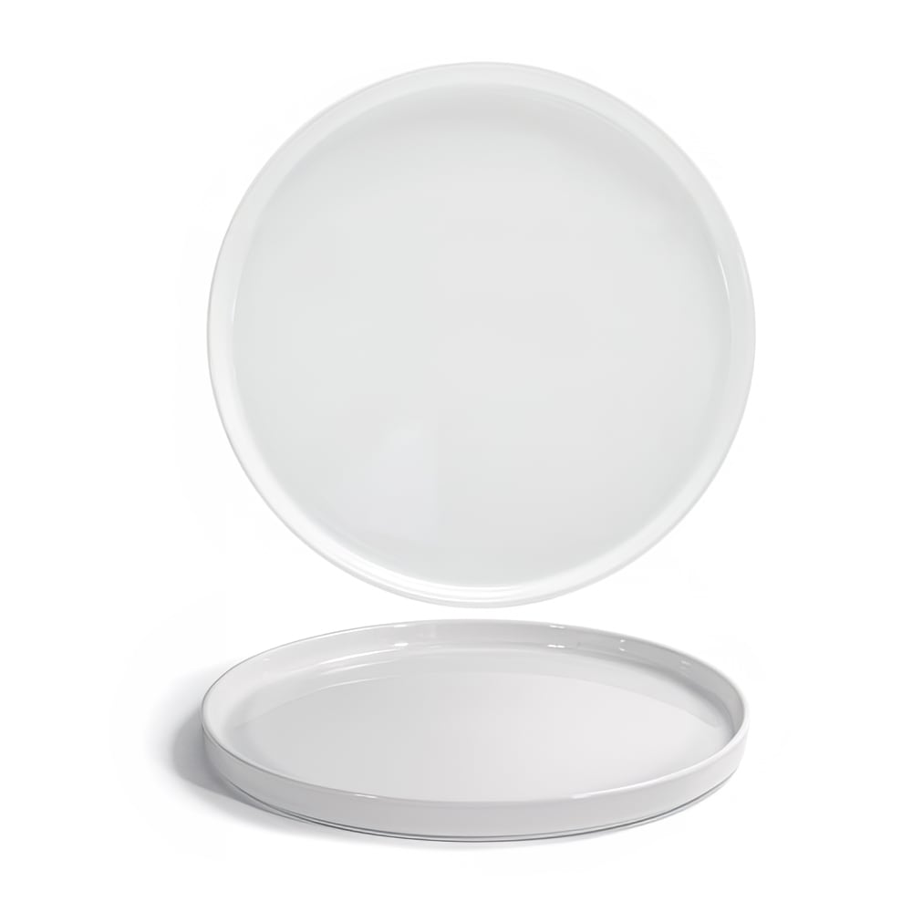 Front of the House 14" Round Soho Platter - Porcelain, White (SPT066WHP20)