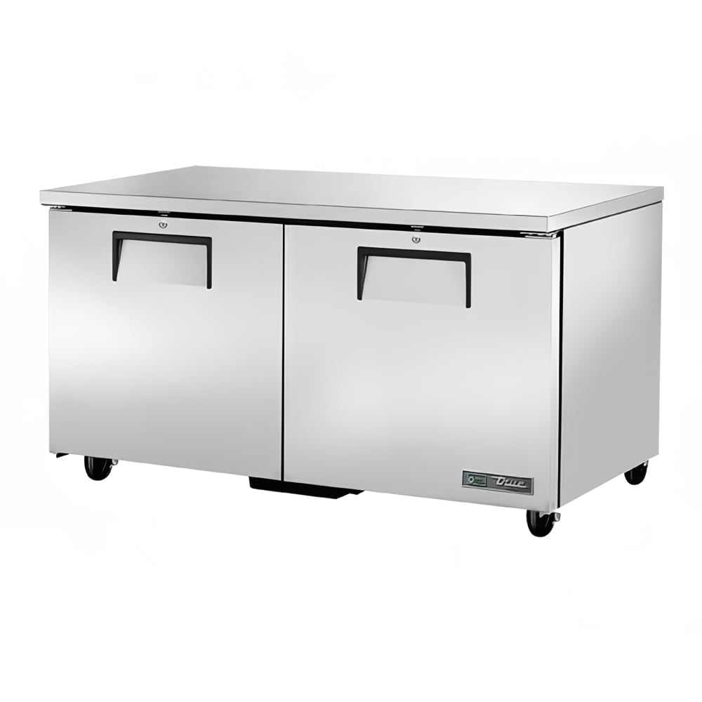 True TUC-60F-HC ADA 60" W Undercounter Freezer w/ (2) Sections & (2 ...