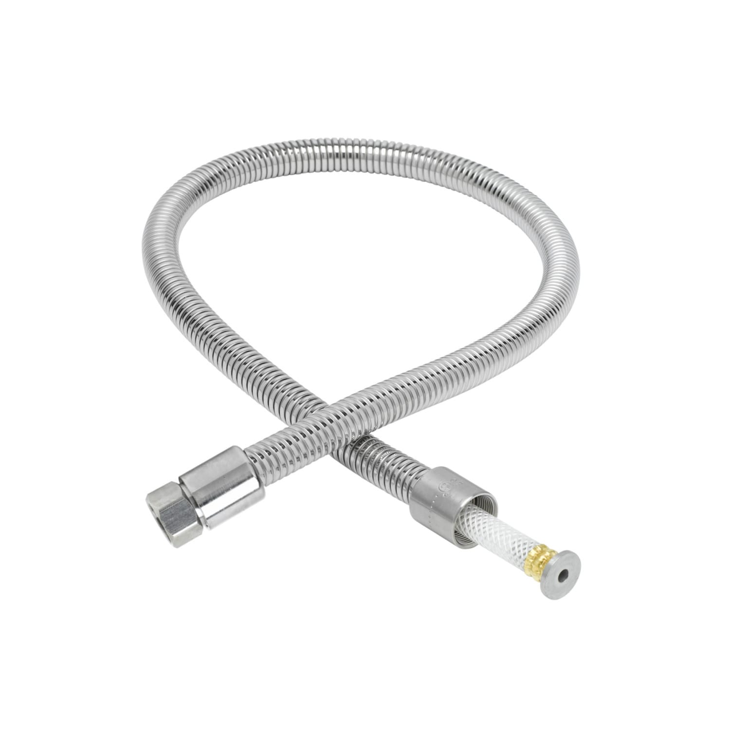 T&S S-0024-H2A 24" Flexible Hose without Handle, Stainless Steel