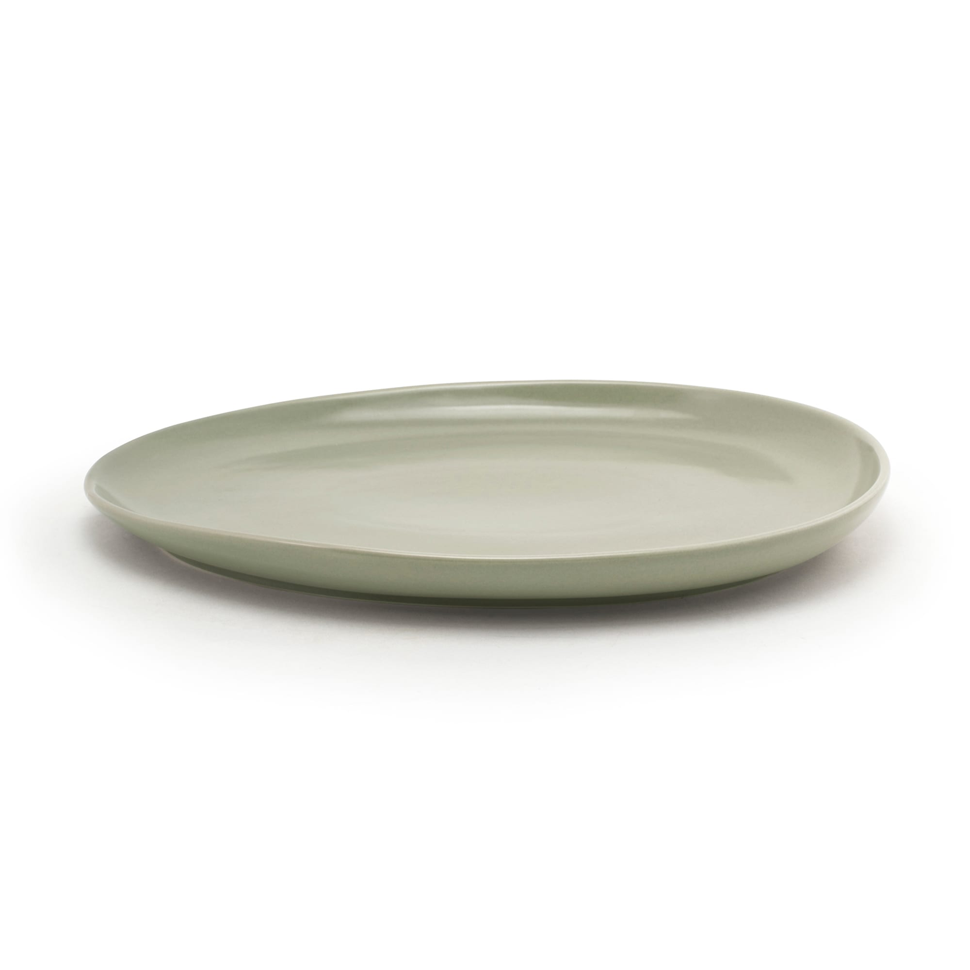 Front of the House Oval Tides™ Plate - 13" x 9 3/4", Porcelain, Pumice ...