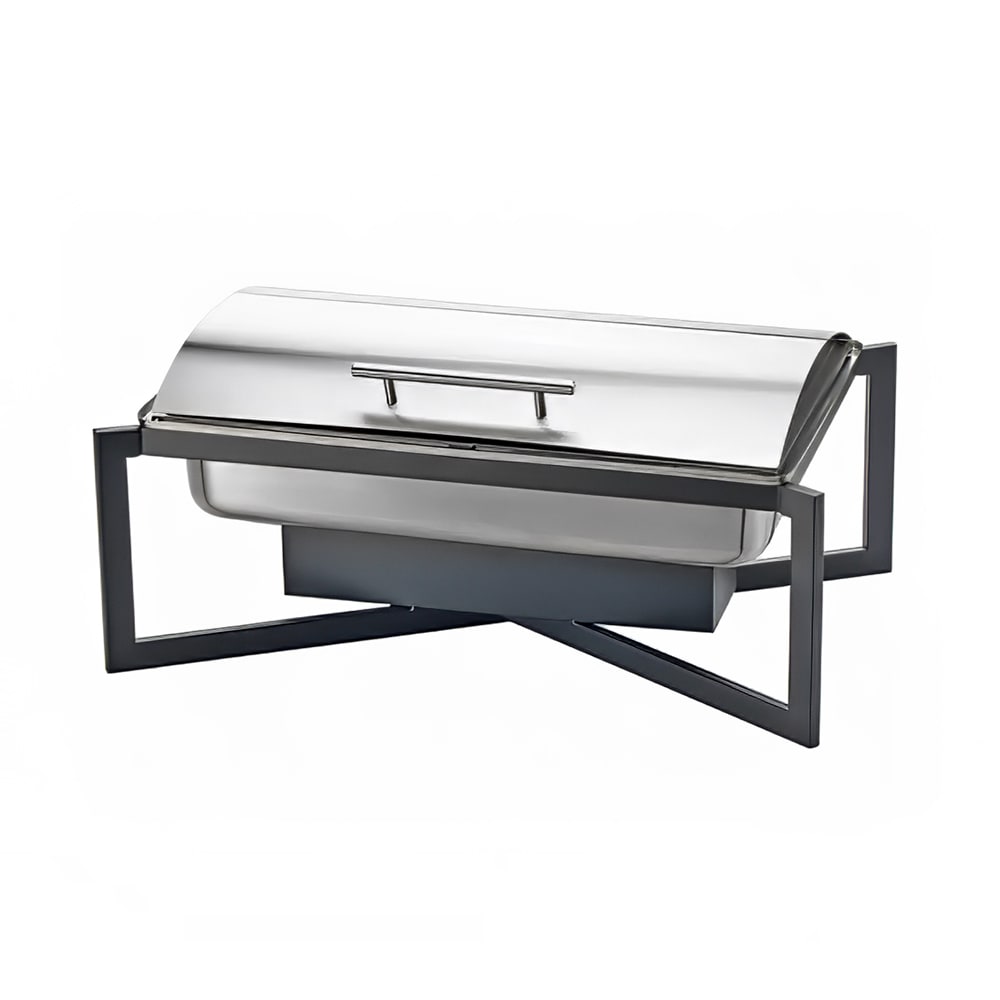 Cal-Mil 3321-13 Full Size Chafer w/ Roll-top Lid & Chafing Fuel Heat