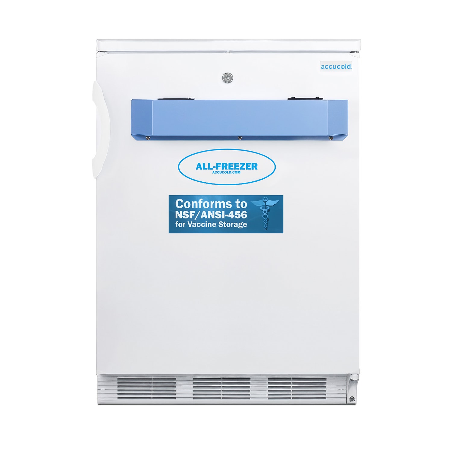 Accucold 23 5/8" Undercounter Vaccine Freezer - Probe Hole, White, 115v ...