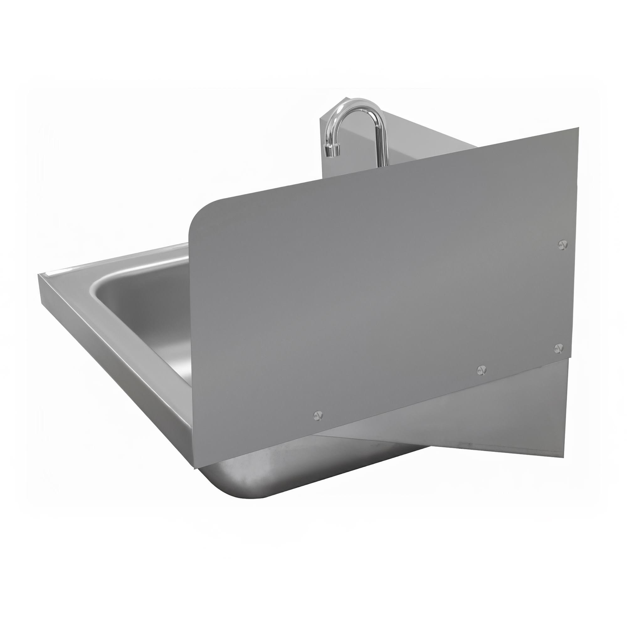 Advance Tabco 7-PS-11C 12" Tall Welded Side Splash for Hand Sinks - 16 ...