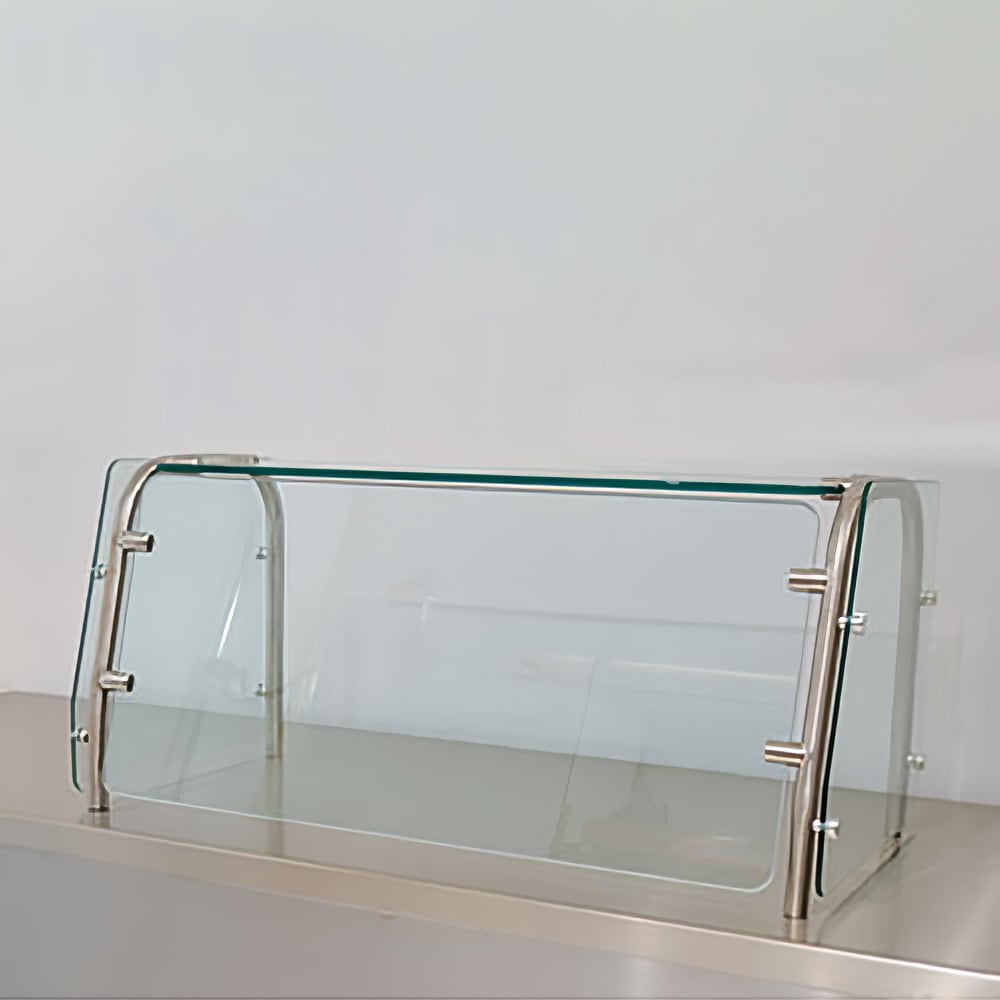 Advance Tabco STFC-12-60 Cafeteria Style Food Shield - 60"L x 20"H, Glass