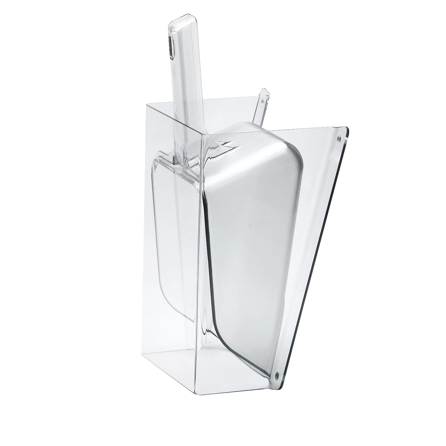 Cal-Mil 1031-64 Wall-Mount Scoop Guard w/ 64 oz Scoop - Polycarbonate ...