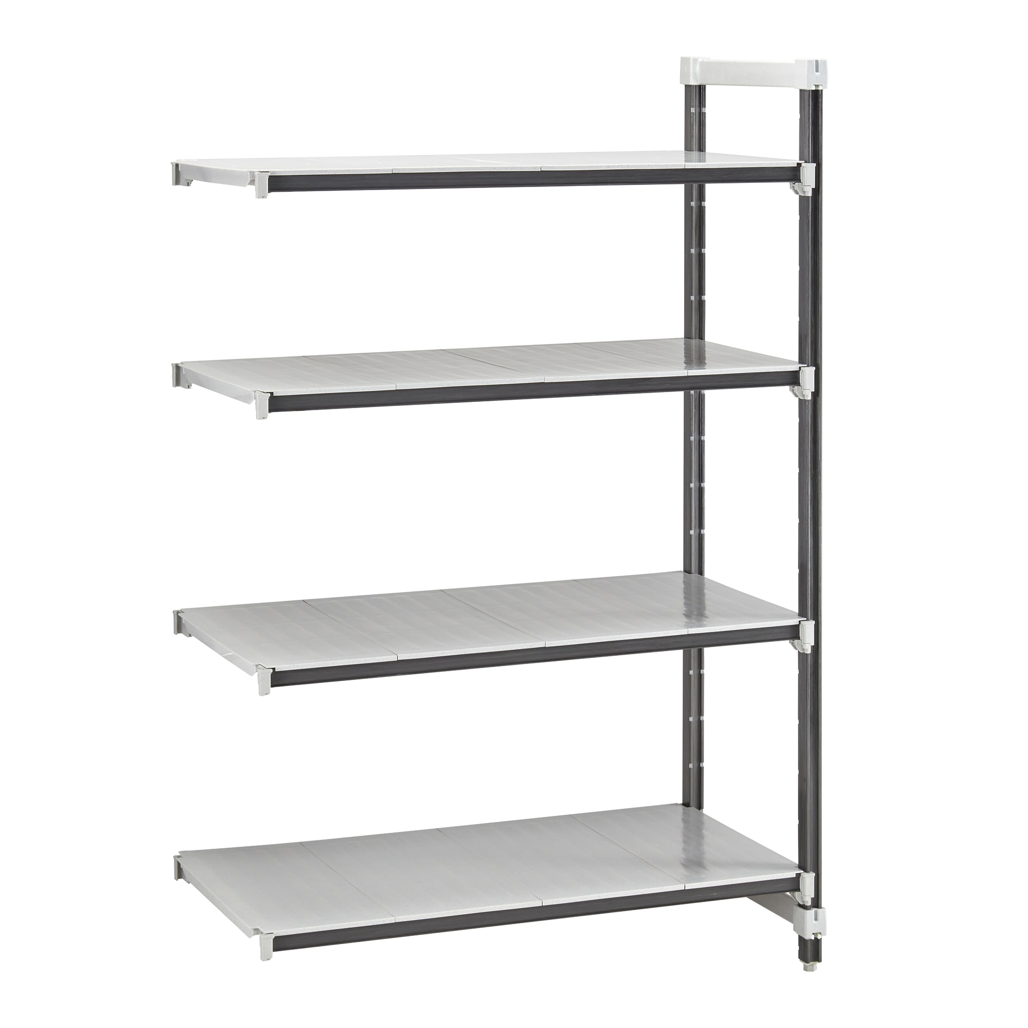 Cambro EXA187264S4480 72" NSF 4-Tier Heavy-Duty Plastic Shelving Unit ...