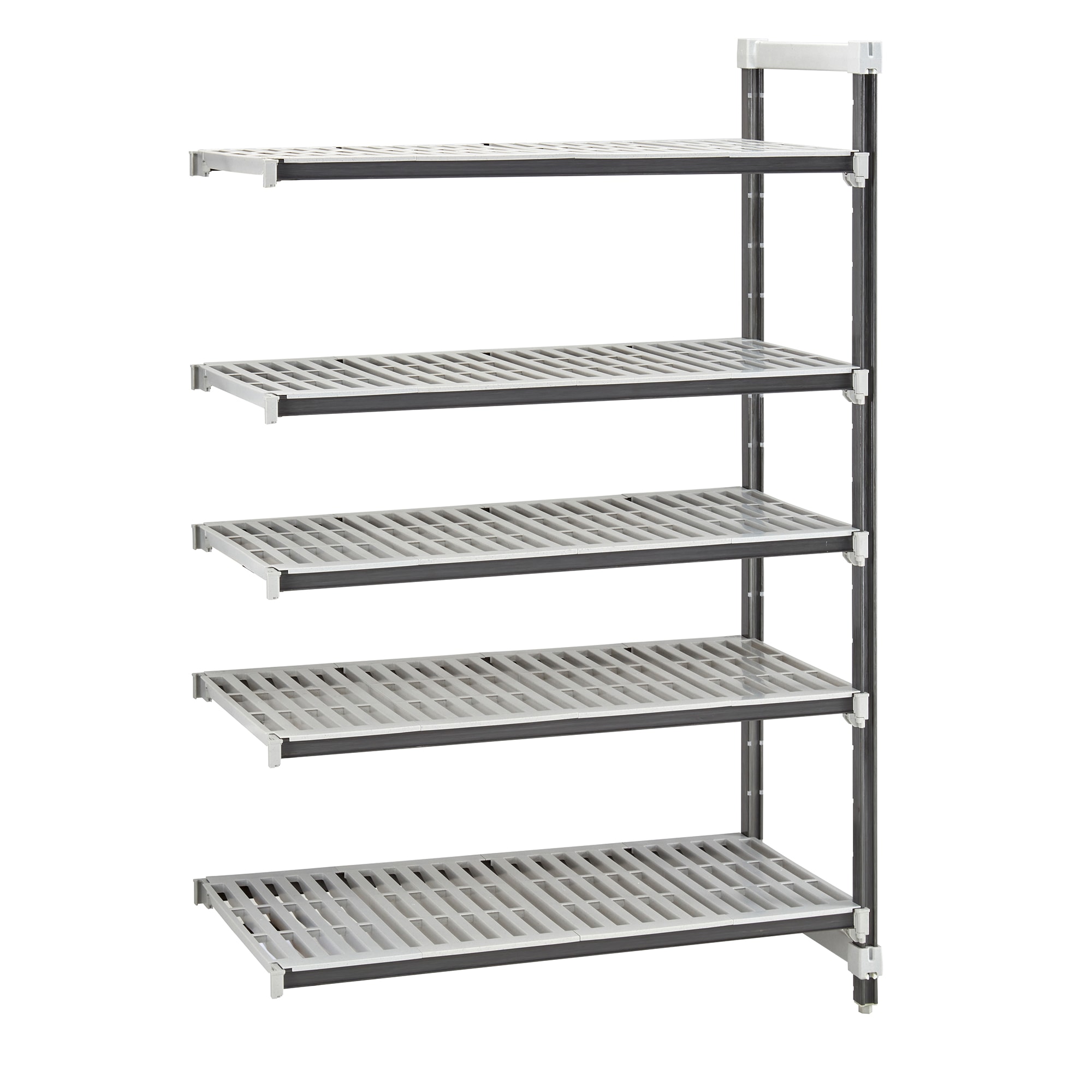 Cambro EXA214284V5480 42" NSF 5-Tier Heavy-Duty Plastic Shelving Unit ...