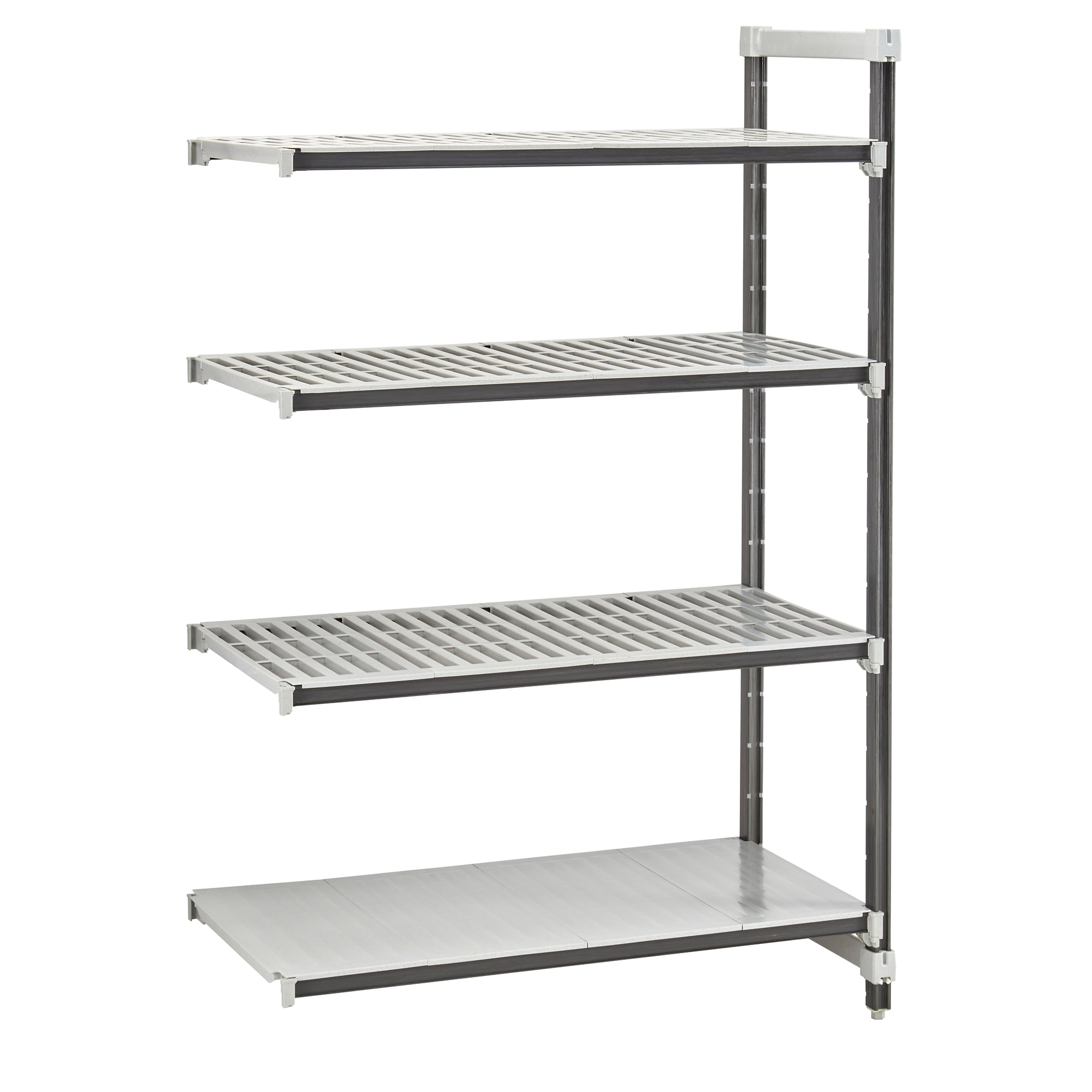 Cambro EXA243064VS4480 30" NSF 4-Tier Heavy-Duty Plastic Shelving Unit ...