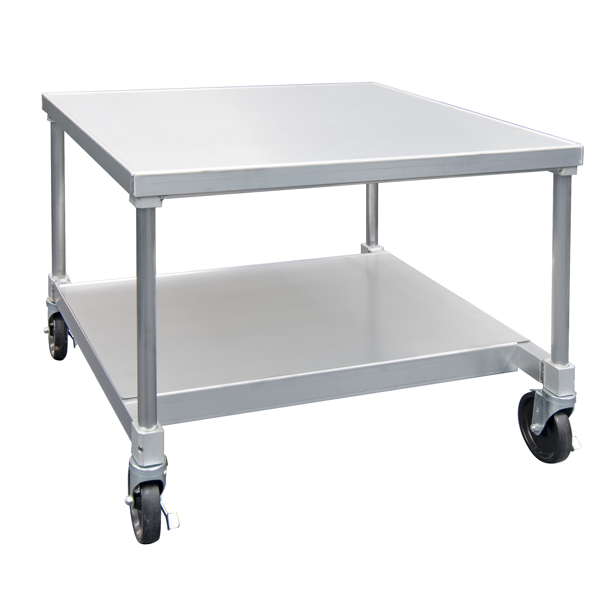 New Age 48" x 24" Mobile Equipment Stand for General Use, Undershelf ...
