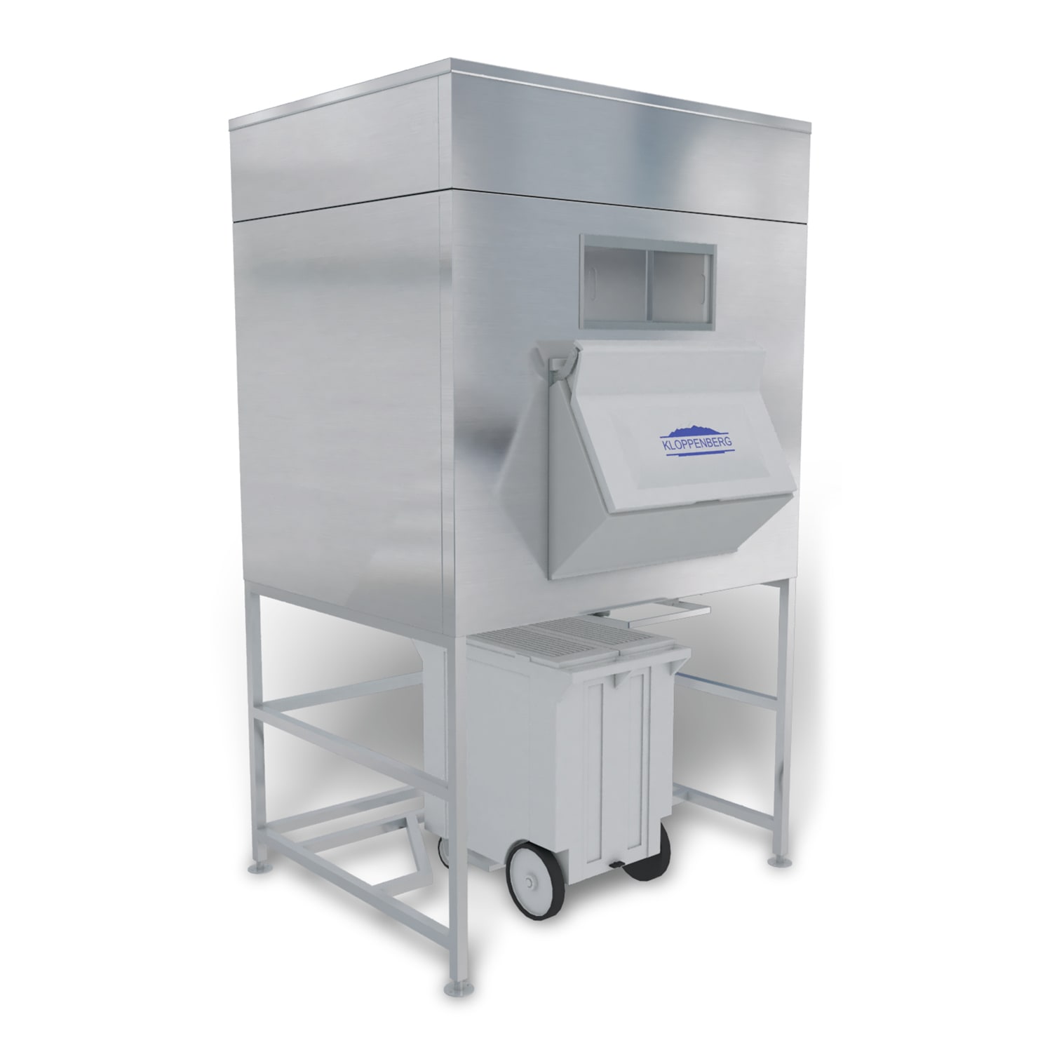 Kloppenberg IFS1600-250 Center Mounted Ice Bagger w/ 1846 lb Bin