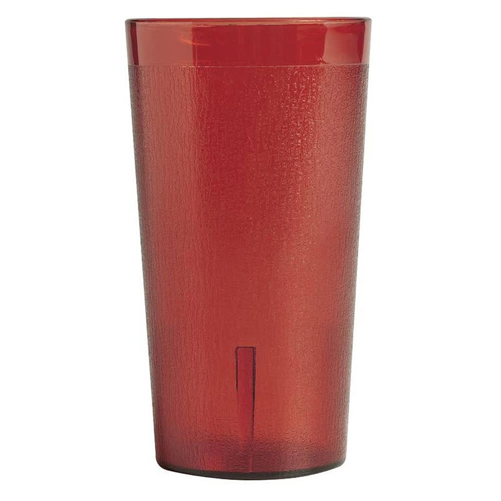 Cambro 800P156 7 4/5 oz Ruby Red Textured Plastic Tumbler
