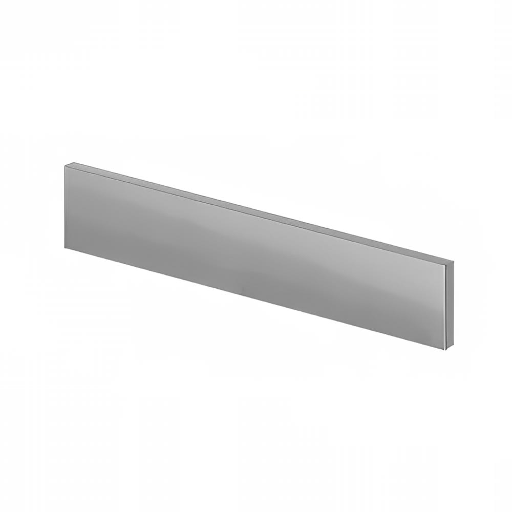 Krowne BS-106 Left Side Kick Plate For Backbar Coolers, Stainless