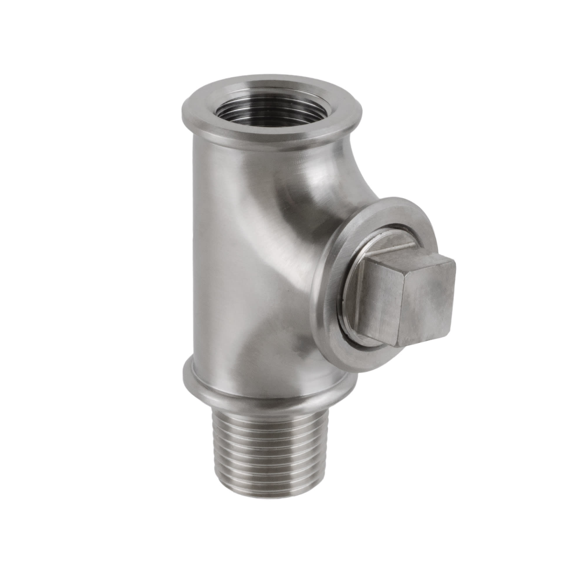 T&S S-TEE-RGD Rigid Tee Assembly, Stainless Steel