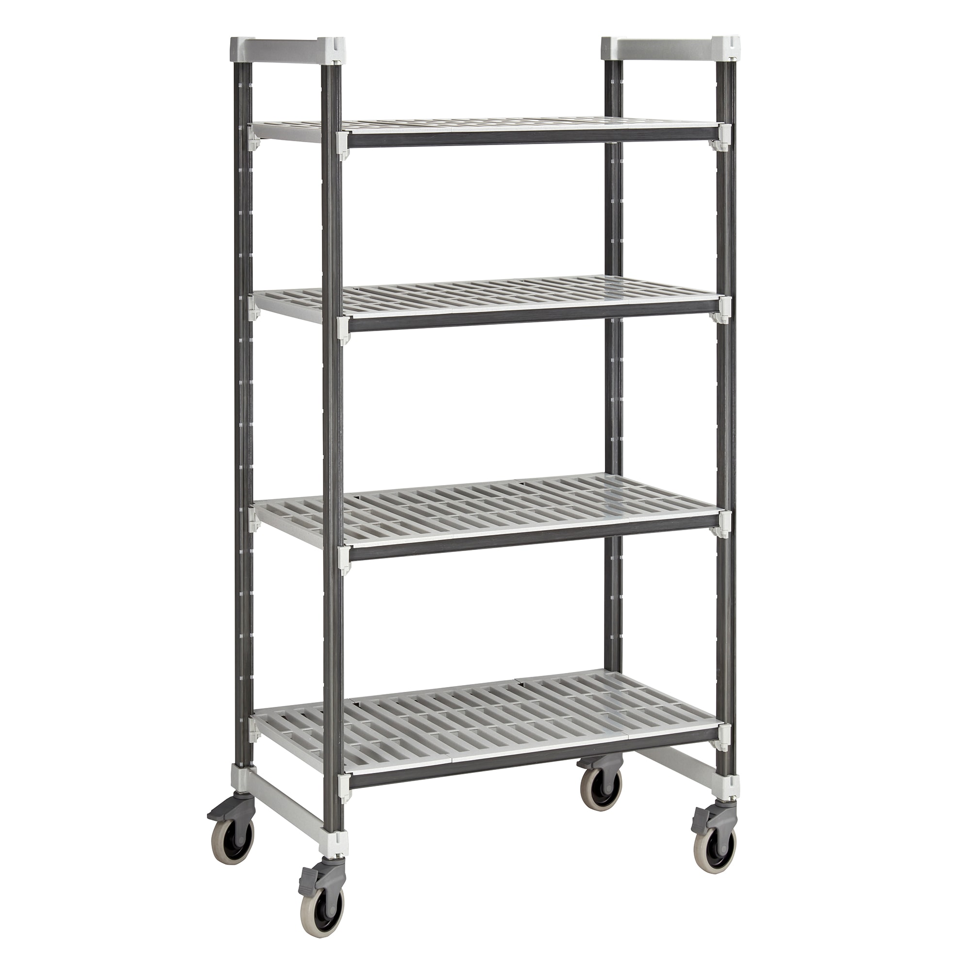 Cambro EXHD215470V4480 54" NSF 4-Tier Heavy-Duty Plastic Shelving Unit ...