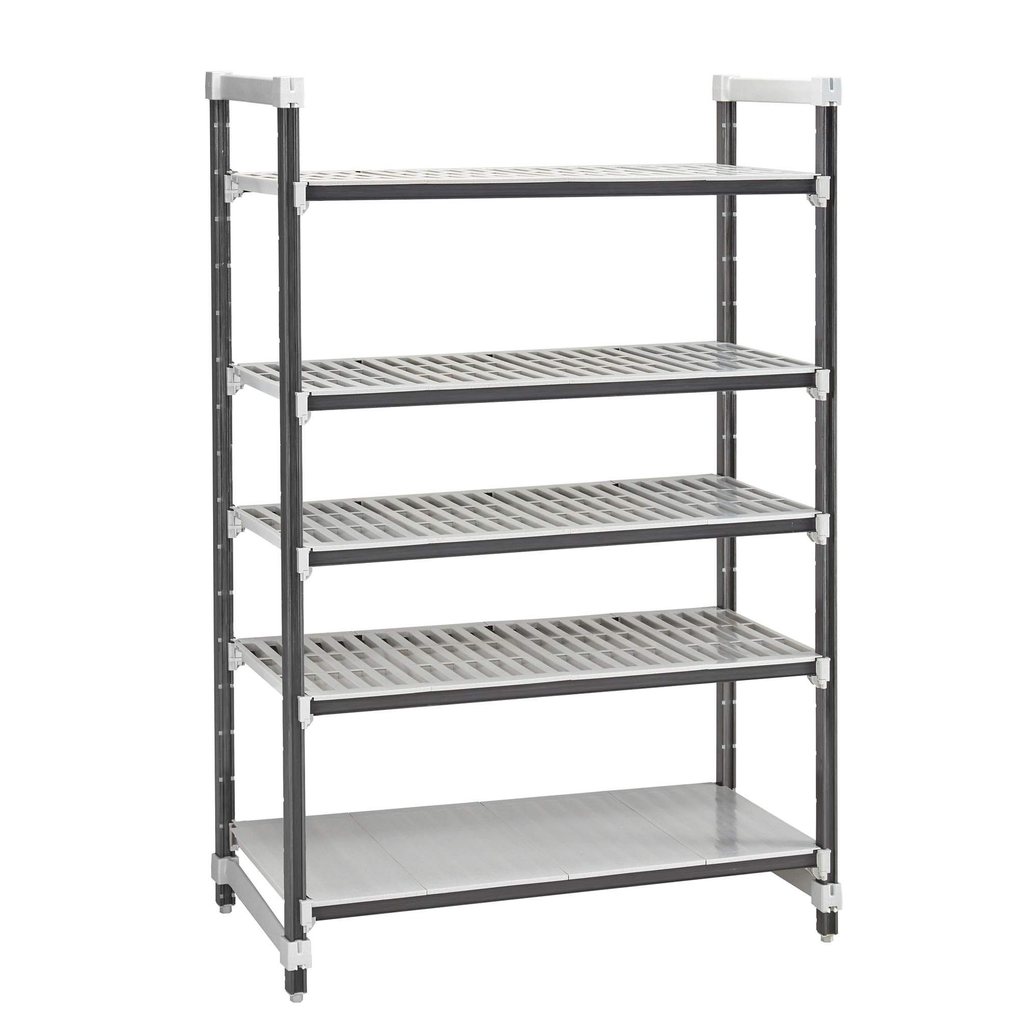 Cambro EXU214284VS5480 42" NSF 5-Tier Polymer Shelf Kit - Camshelving ...
