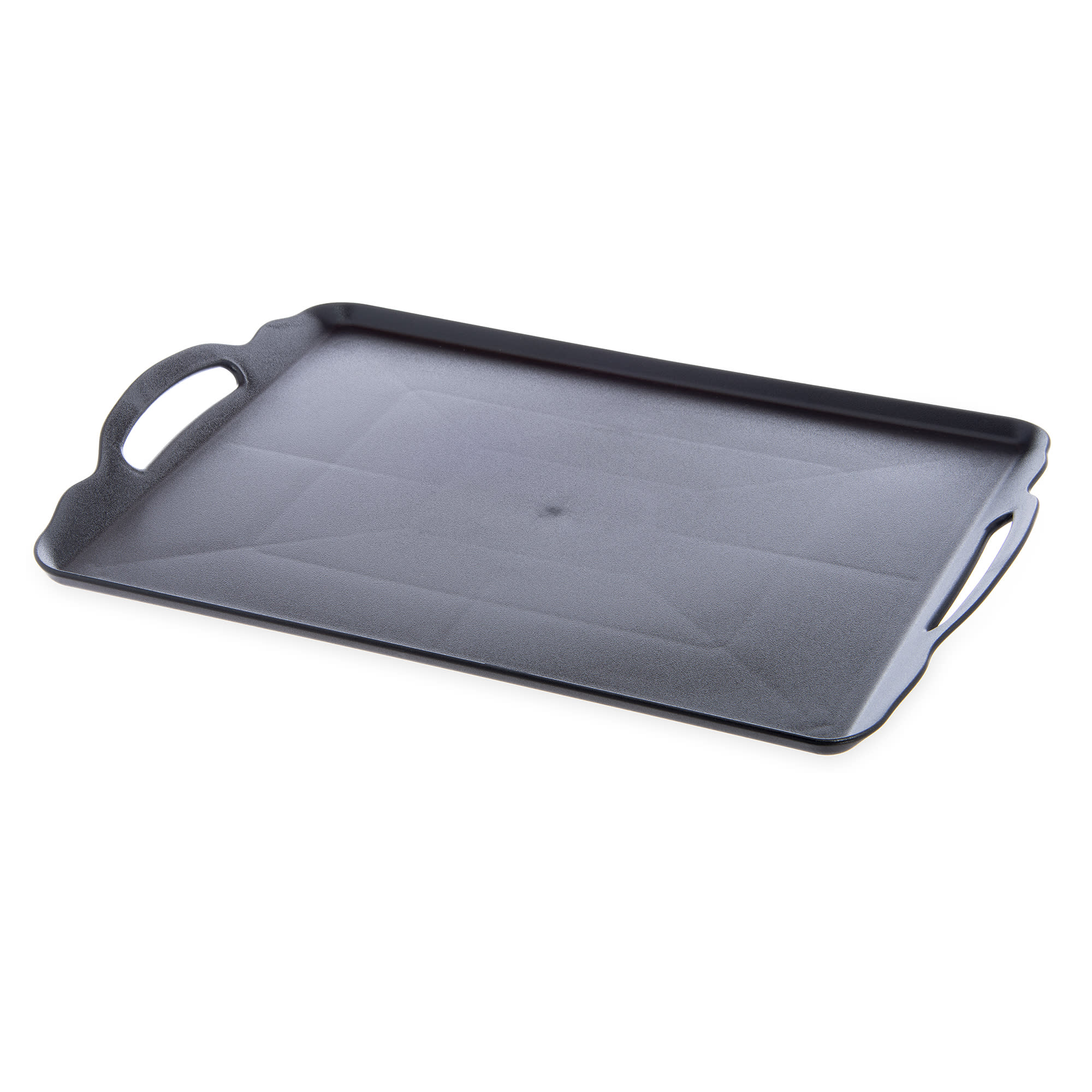 Dinex DXRST152003 Rectangular Room Service Tray - 15" x 20", Plastic, Black
