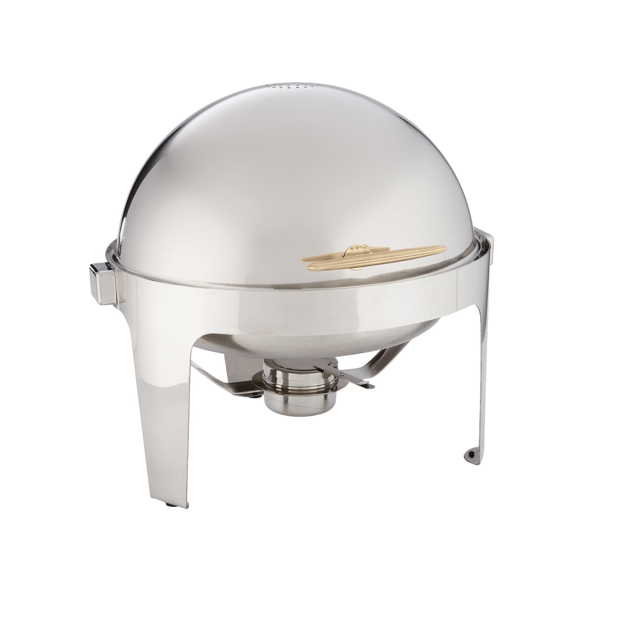 American Metalcraft GOLDAGRD18 Round Chafer w/ Roll-Top Lid & Chafing ...