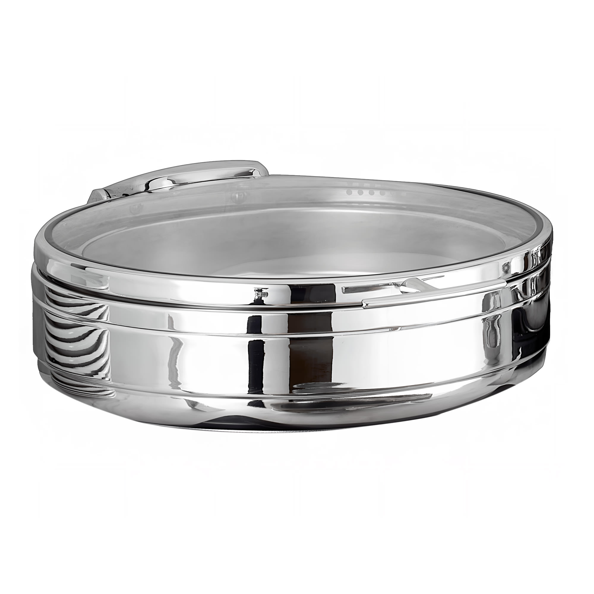 Spring USA 2572-6/38 6 qt Round Induction Chafer - Lift Off Glass Lid ...