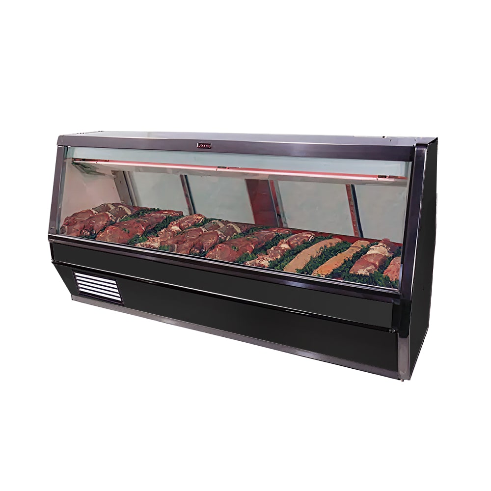 Howard-McCray 75 1/2" Full Service Red Meat Case w/ Straight Glass - (1 ...
