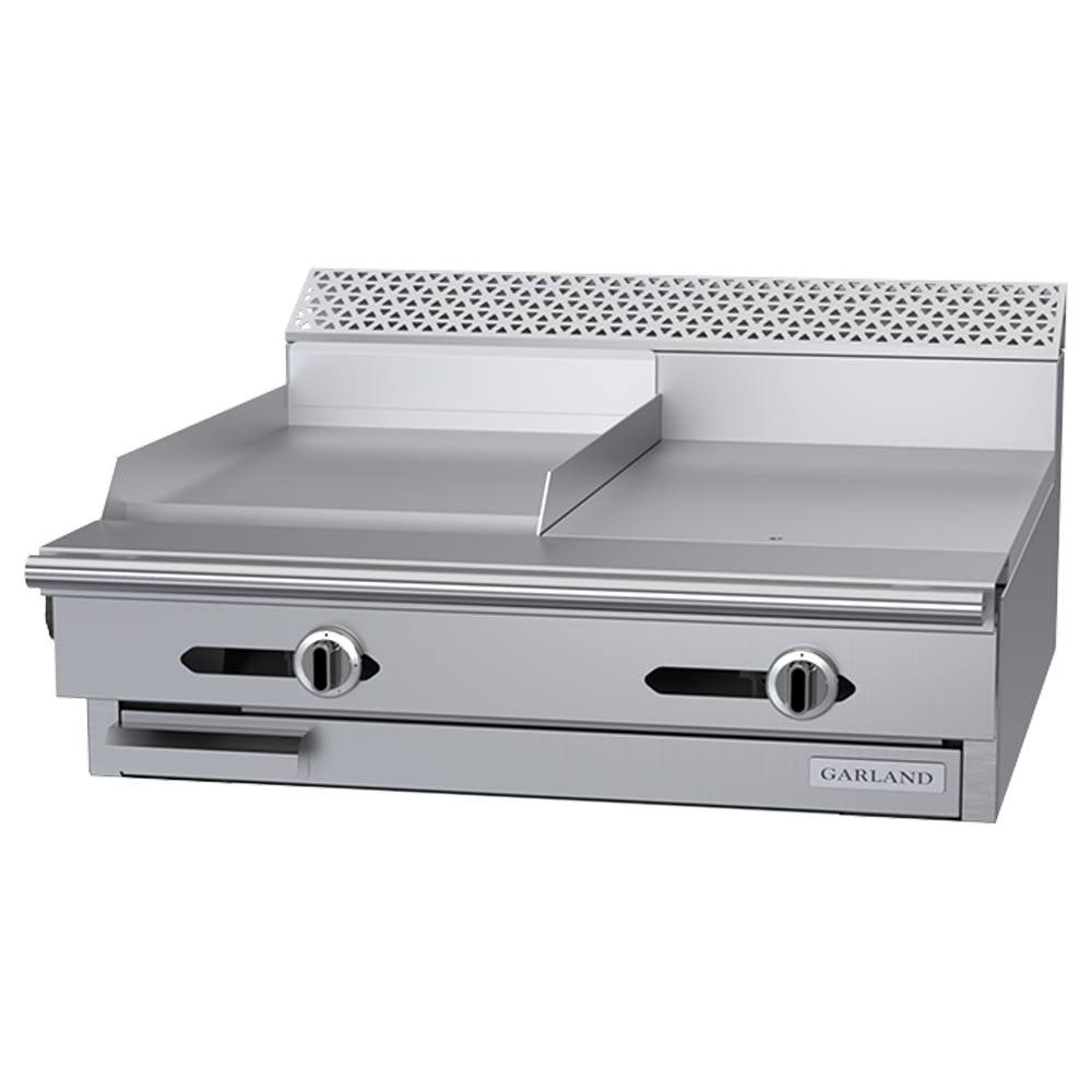 Garland C36-5M 36" Gas Range Top w/ Hot Top/Griddle - Modular, Liquid Propane