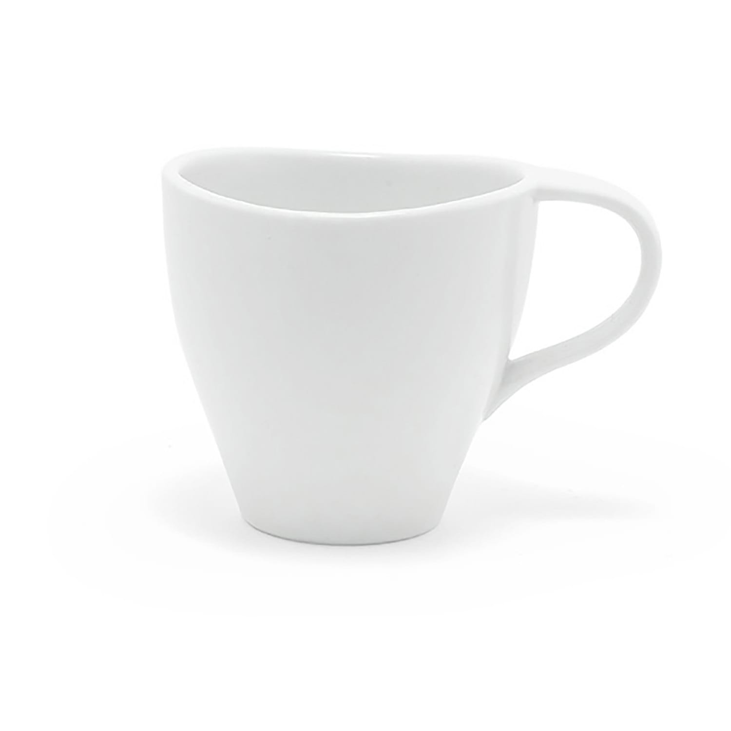 Front of the House 8 oz Tides™ Cup - Porcelain, White, Superwhite Glaze ...
