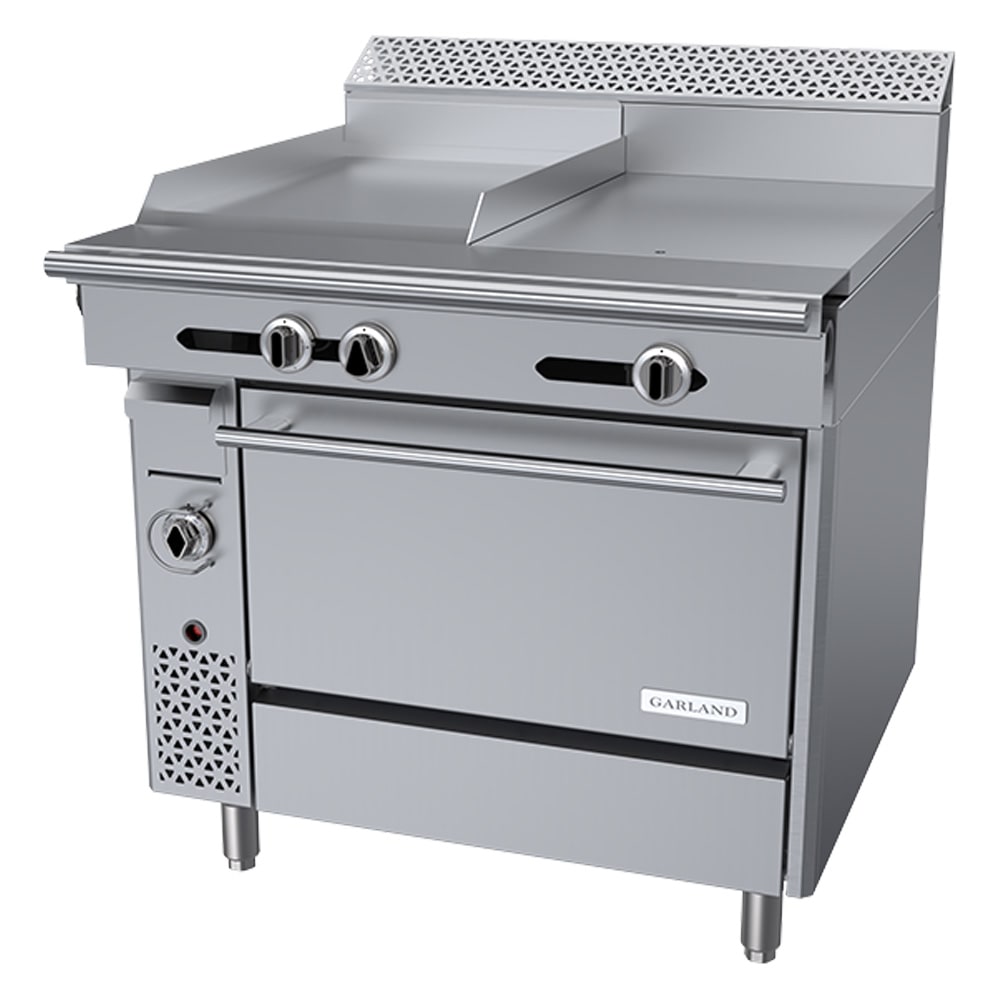 Garland C36-5C 36" Gas Range w/ Hot Top/Griddle & Convection Oven, Liquid Propane